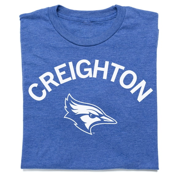 Creighton Curved Logo Graphic Tee TShirt Gift - Walmart.com
