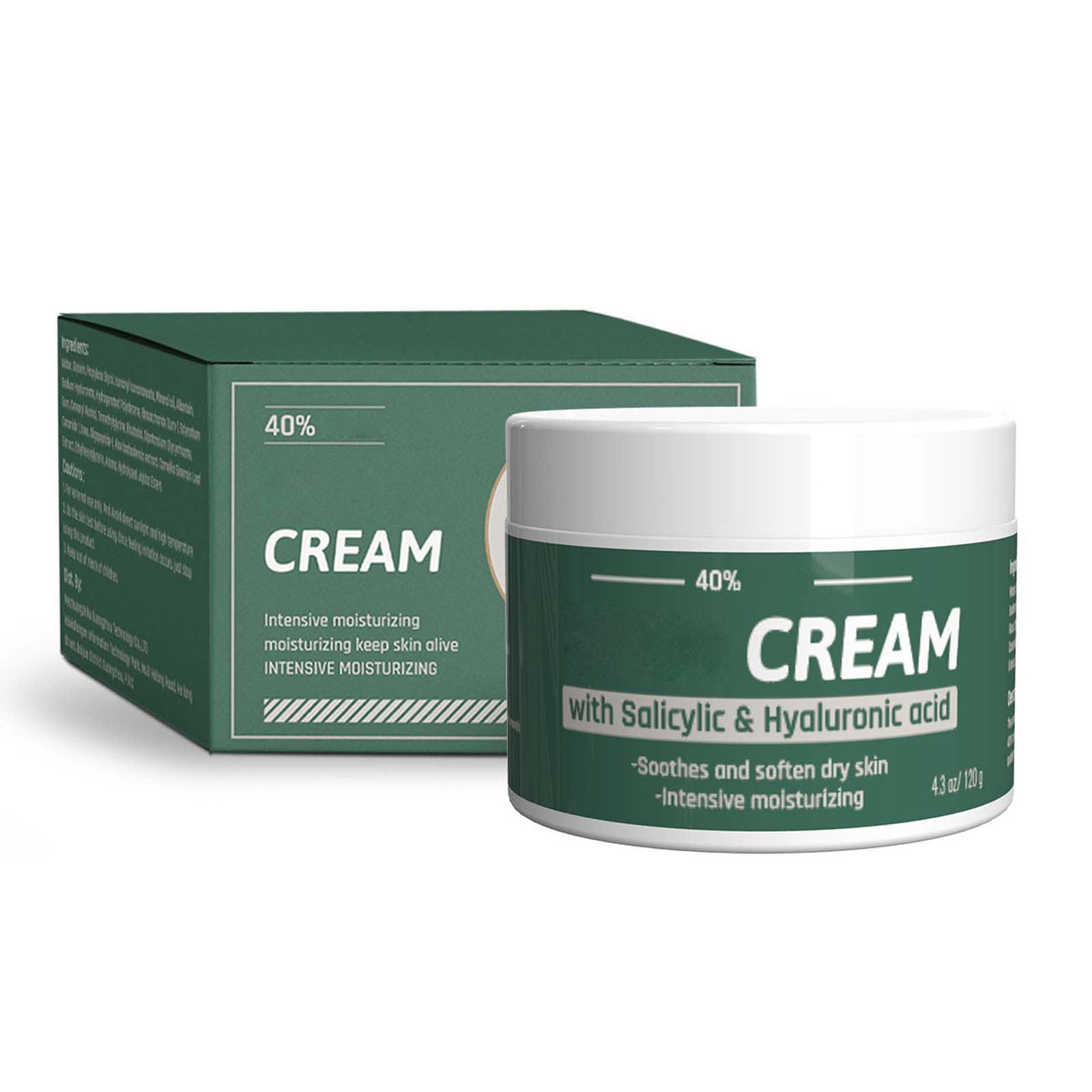 Crema intensiva para pies con ácido salicílico, loción corporal con ácido hialurónico, removedor ...