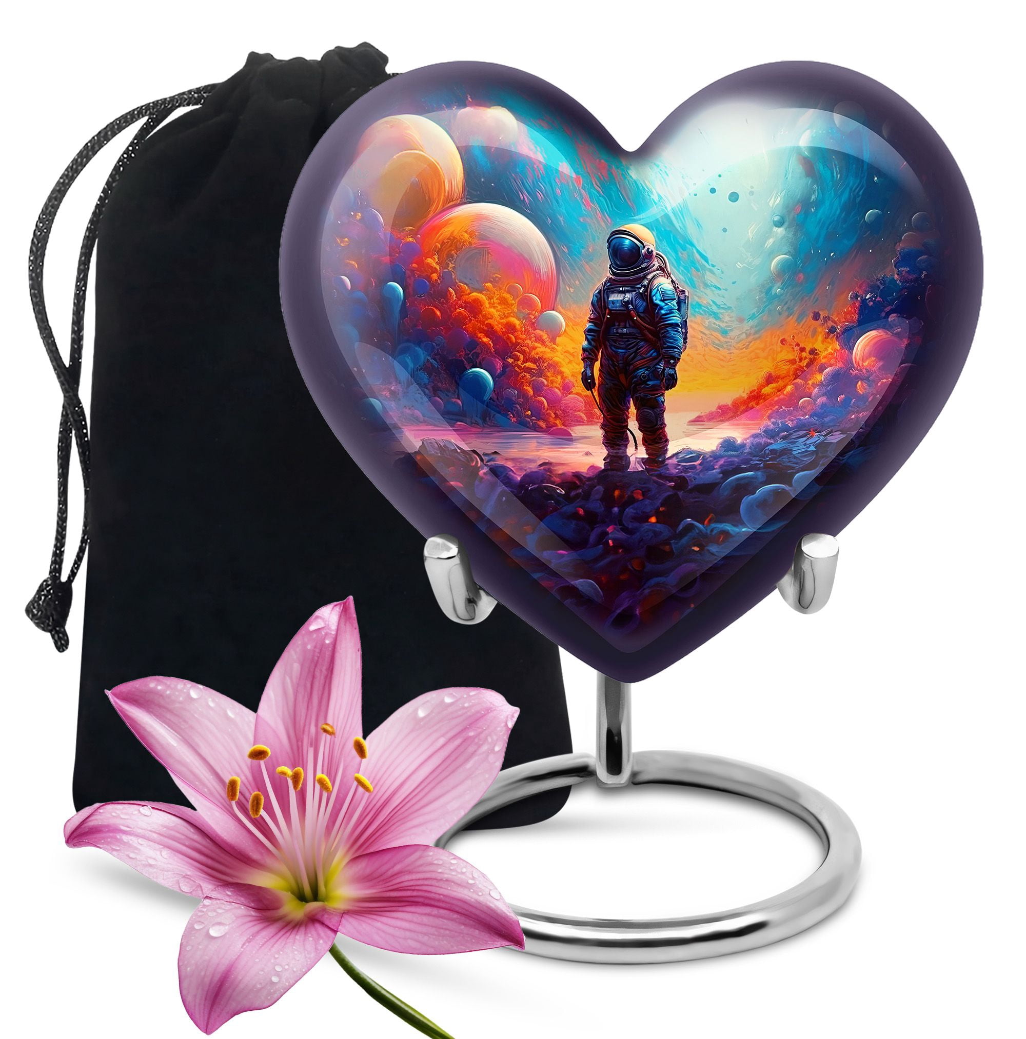 Cremation Astronaut Space Urns, Large Sunset Urn, 8-inch Cremation Urns ...