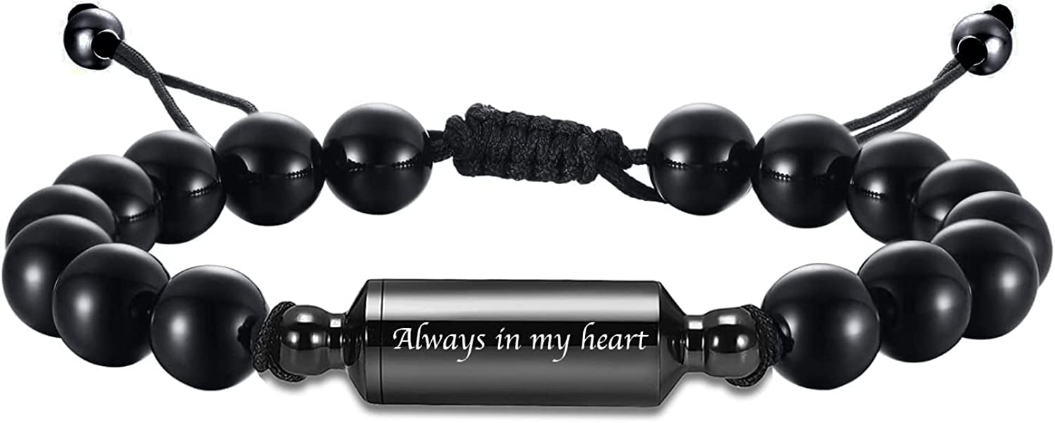 Cremation Bracelet for Ashes Adjustable Cremation Urn Bracelet Bangle ...