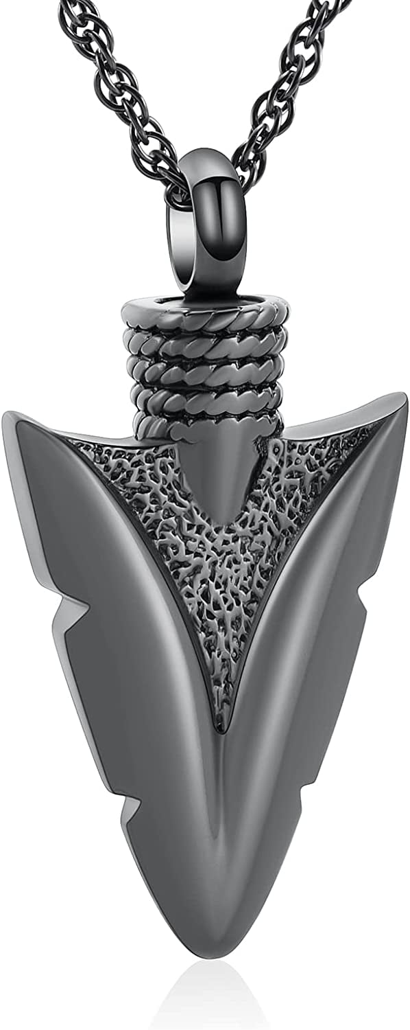 Cremation Jewelry Arrowhead Urn Necklace for Ashes for Women Men ...