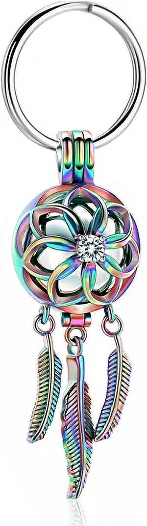 Cremation Jewelry Dream Catcher Urn Key chain for Ashes for Women Men ...