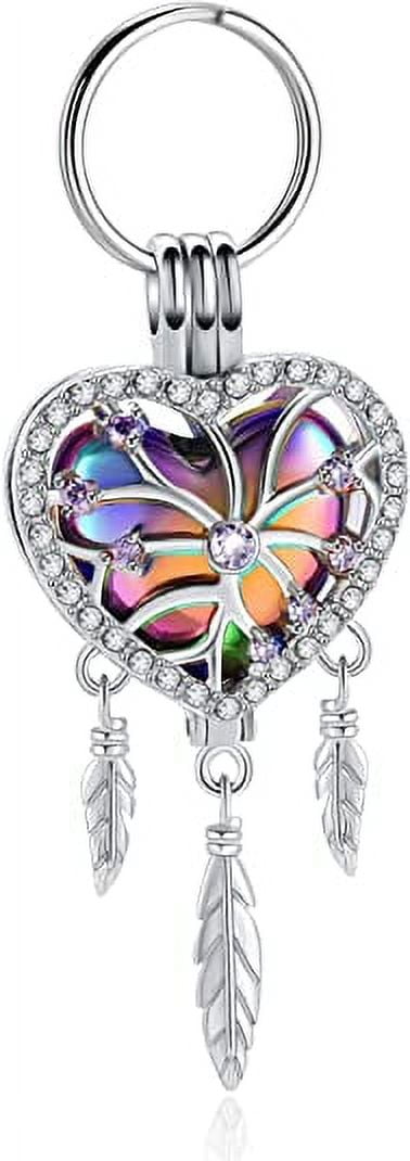 Cremation Jewelry Dream Catcher Urn Keychain for Ashes for Women Men ...