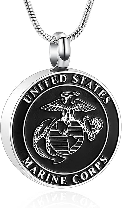 Cremation Jewelry Urn Necklace for Ashes for Women Men Stainless Steel ...