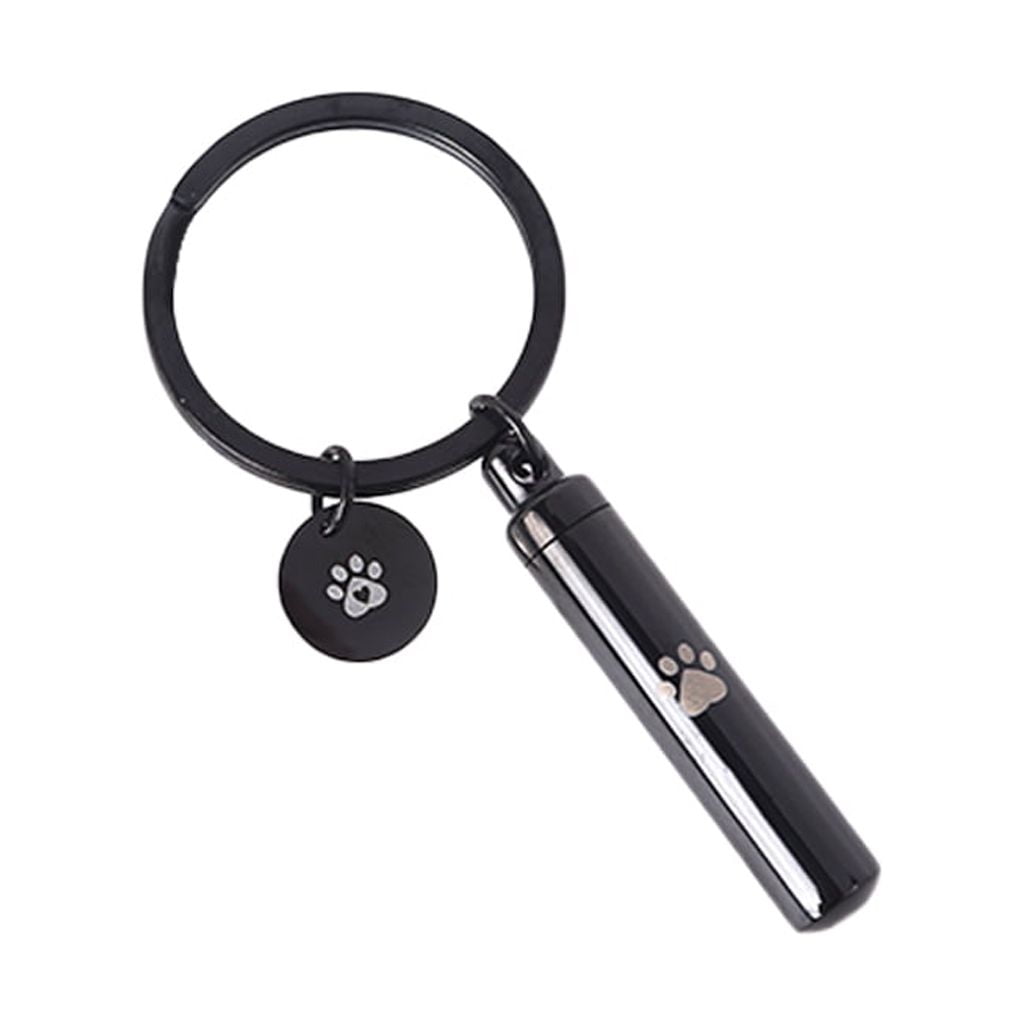 Cremation Jewelry for Ashes Stainless Steel Cylinder Urn Pendant ...