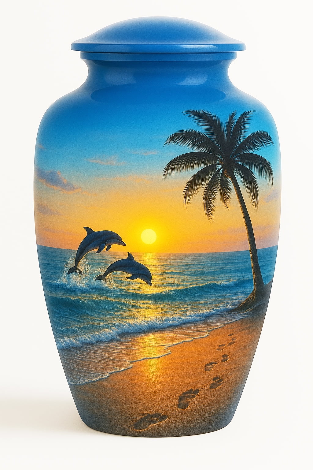 Cremation Urn, Adult, Metal eagle Lighthouse Beautiful Lighthouse 10x6 ...