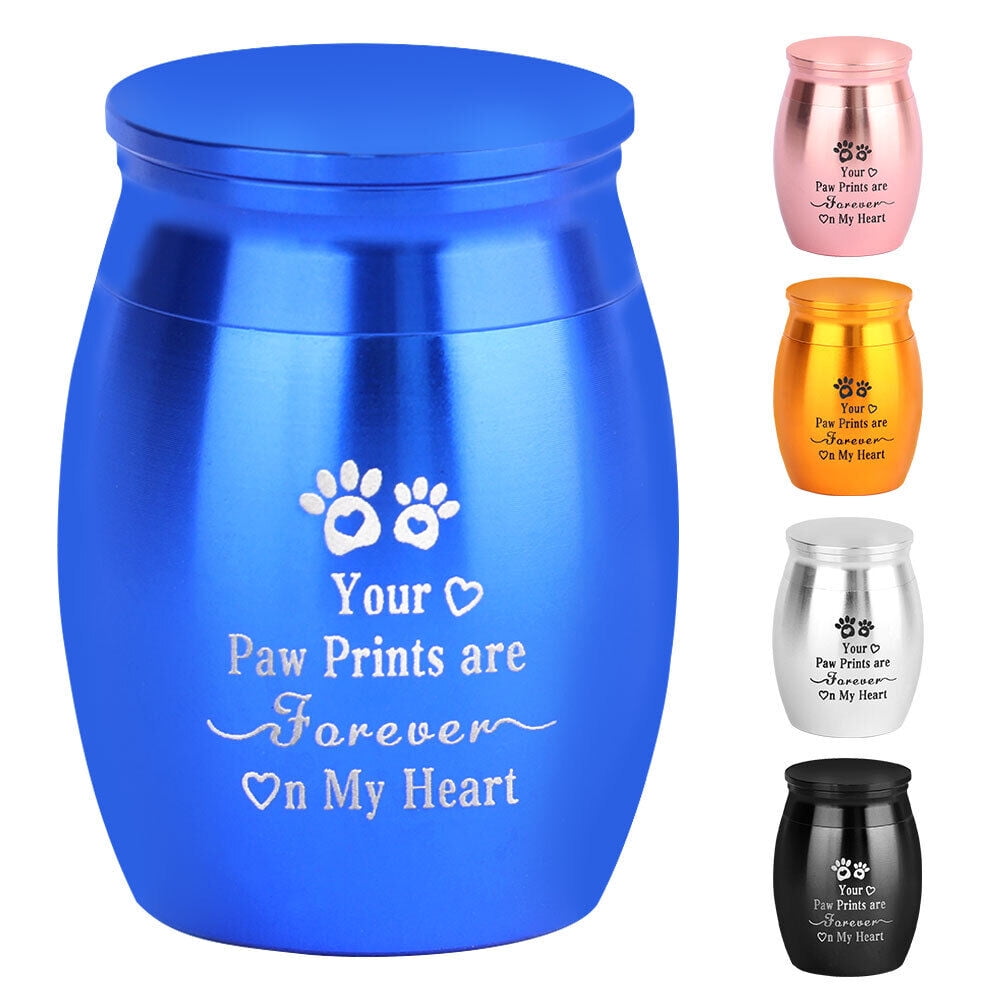 Cremation Urn Holder for Ashes Small Dog Cat Pet Memorial Keepsake Box ...