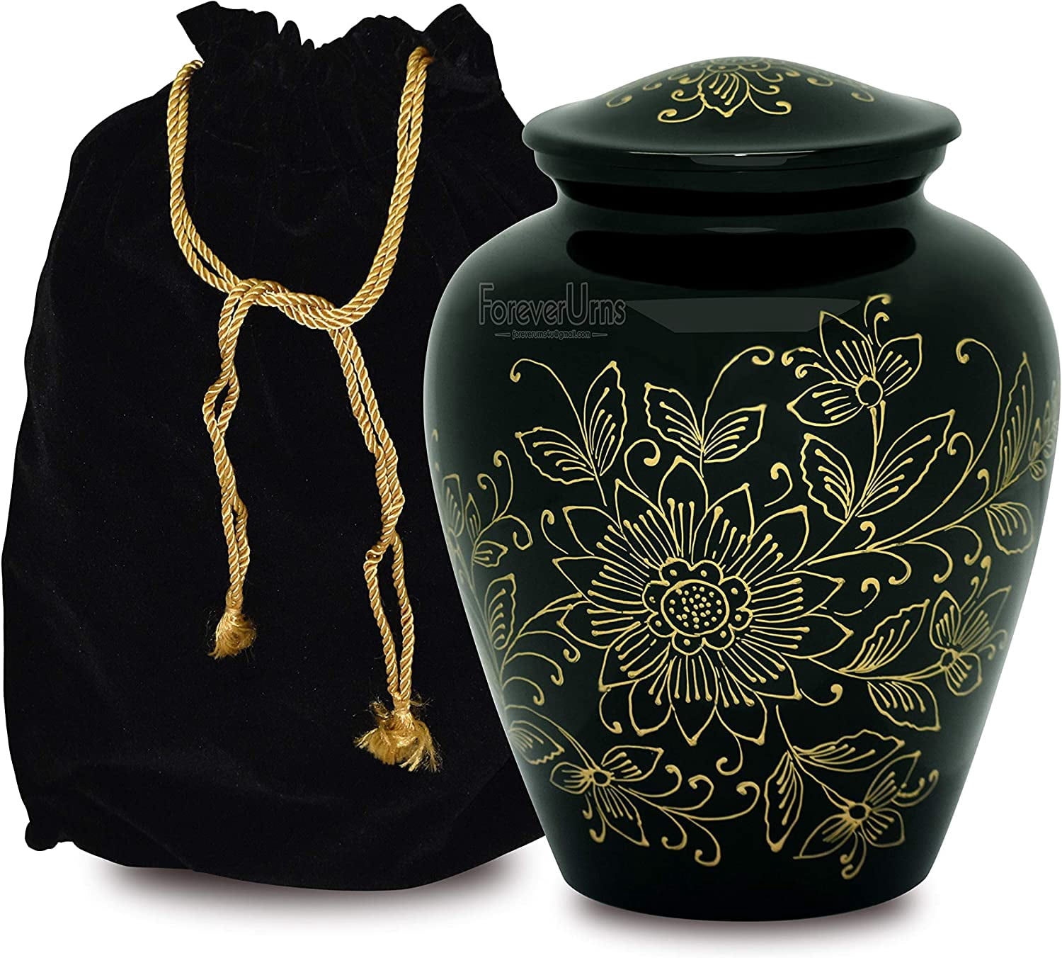 Cremation Urn For Human Ashes Adult Male And Female, Hand Painted Adult ...