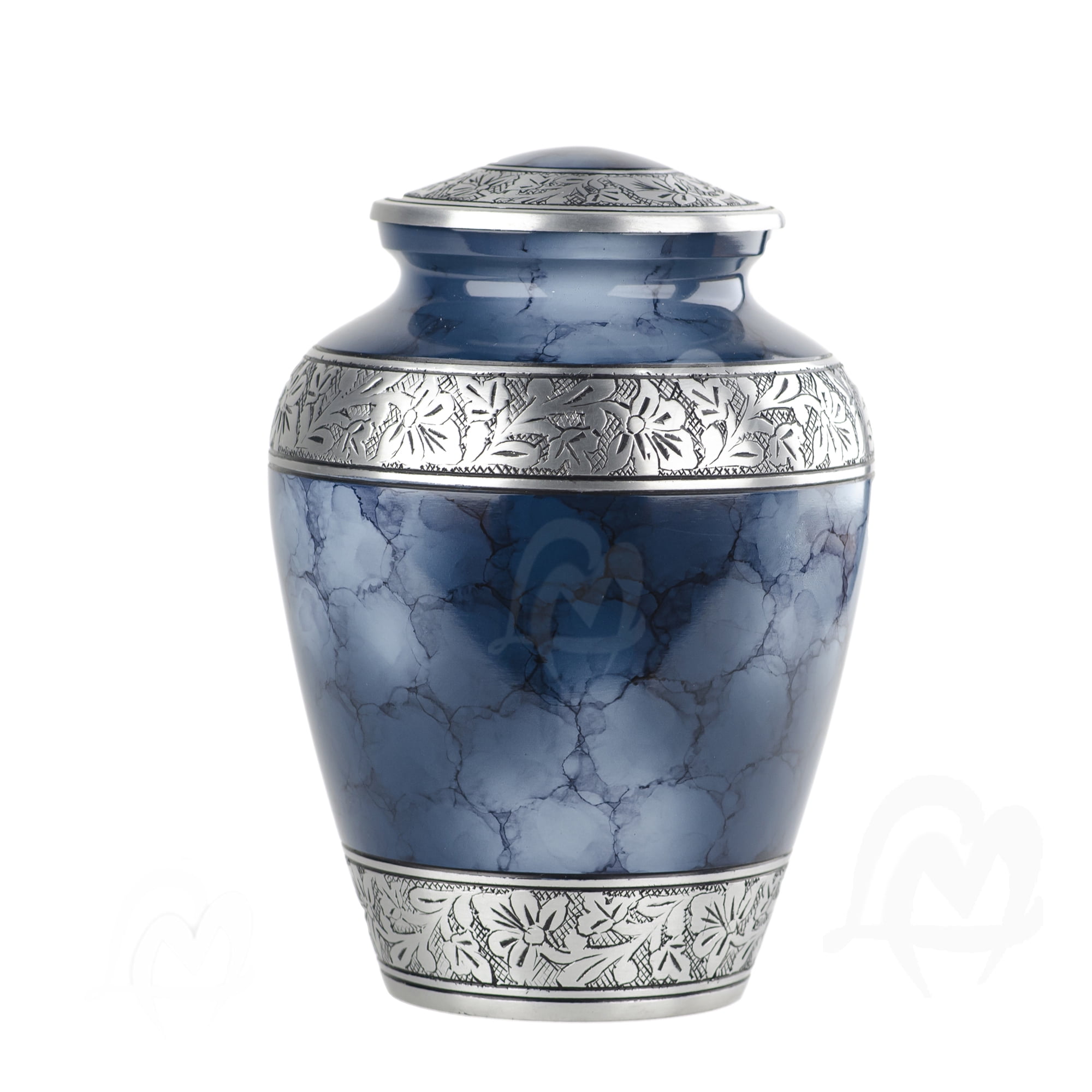 Cremation Urns- Gutta Classic Engraved Blue Fire Adult Urn –Best Urn ...