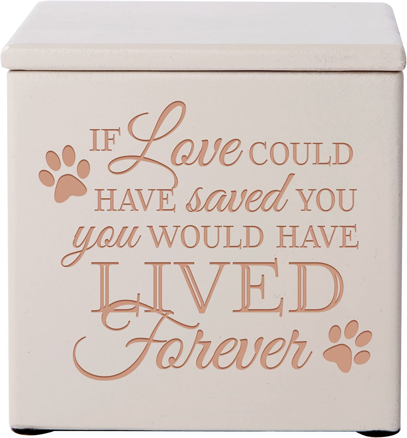 Cremation Urns for Pets Small Memorial Keepsake Box for Dogs and Cats ...