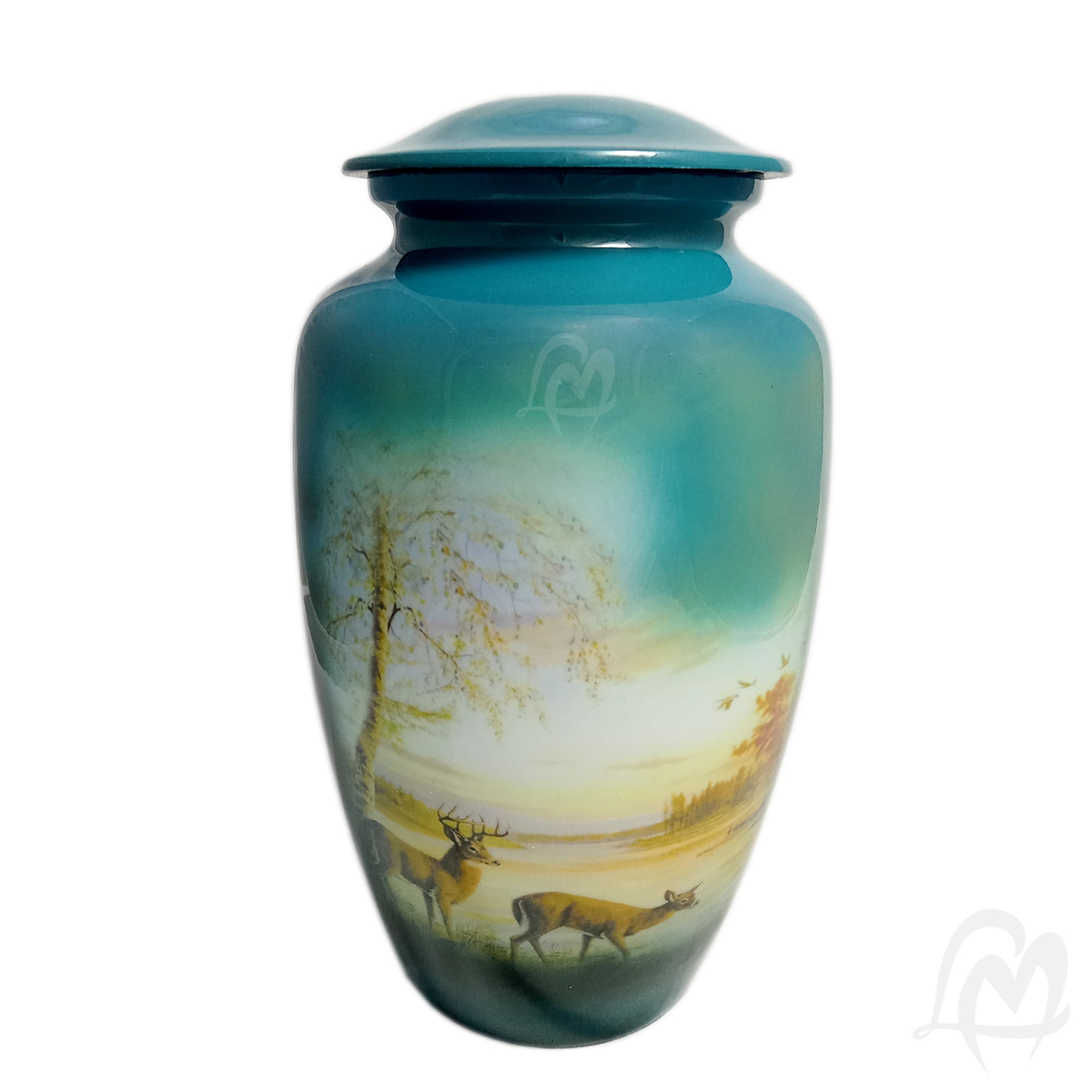 Cremation Urns- Wild Deer Adult Urn –Best Urn for Human Ashes – Funeral ...