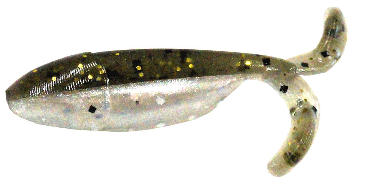 Creme 1.5" Double Tail Shad Panfish Grub Lure, Mellon - Walmart.com