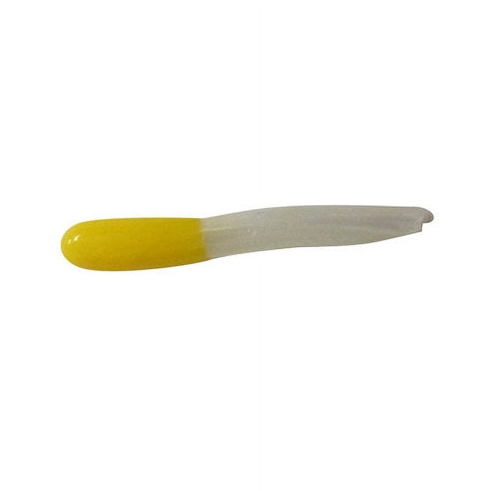 Creme 1.5 Mini Tail Lure - Yellow & Pearl - Crappie Fishing - Walmart.com