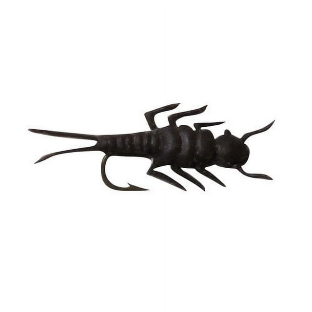 Creme Lure 1 Inch Ultra Sharp Trout Bugs Fishing Fly Bait Black ...