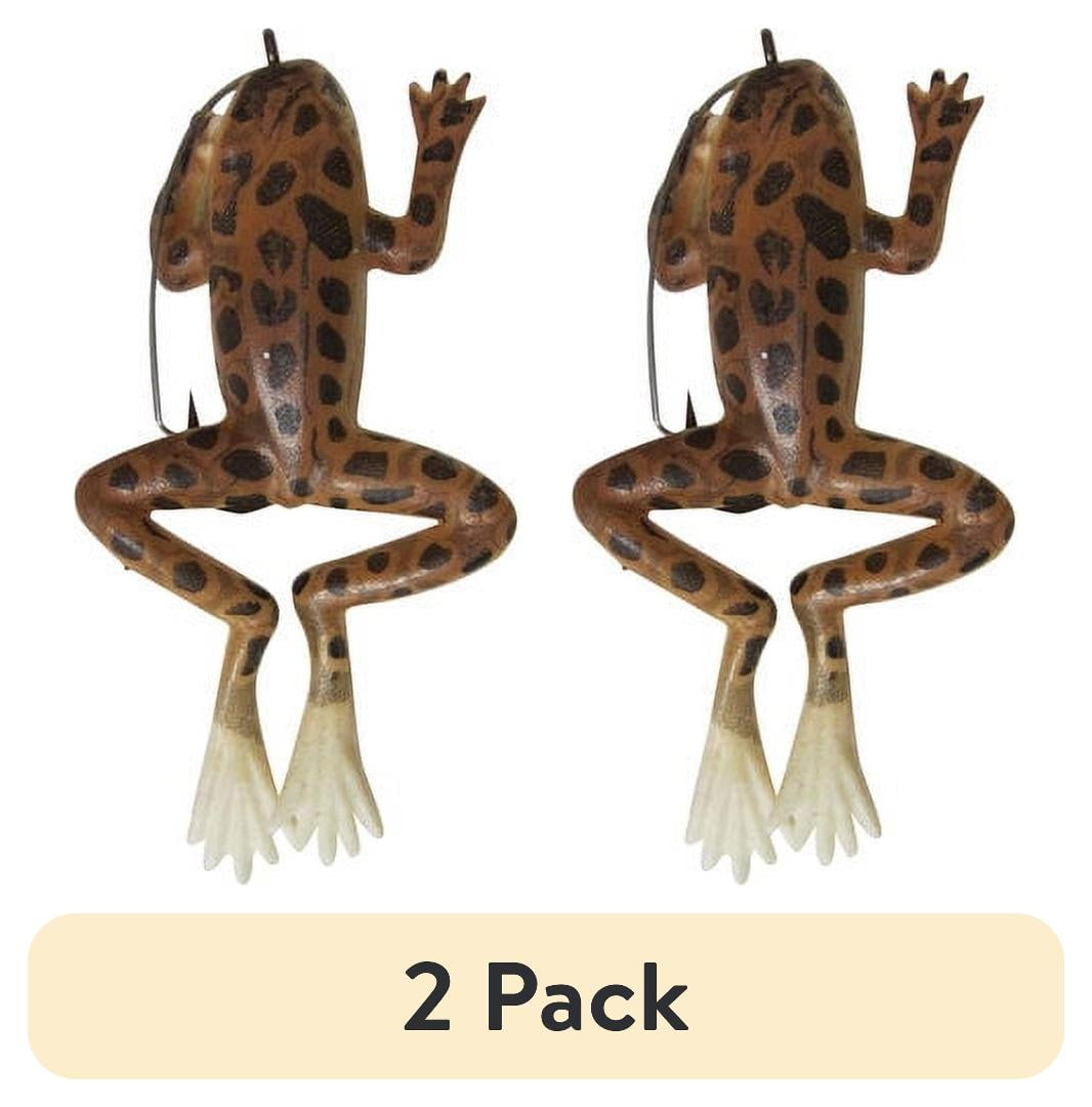 (2 pack) Creme 3" Tru-Lur Lifelike Frog Lure, Brown - Walmart.com