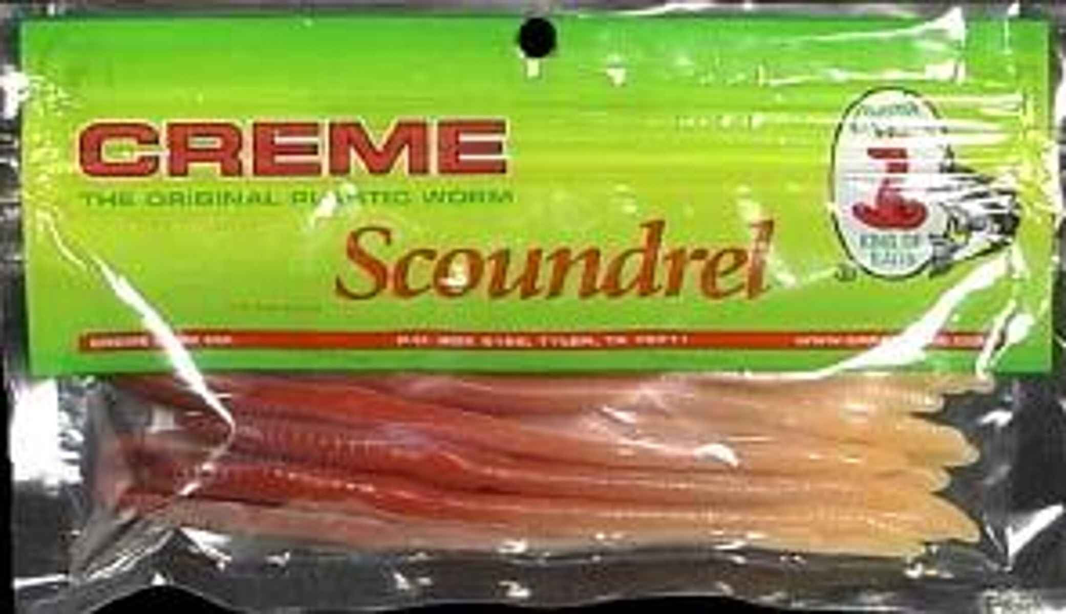 Creme 6'' Scoundrel Worms - Walmart.com