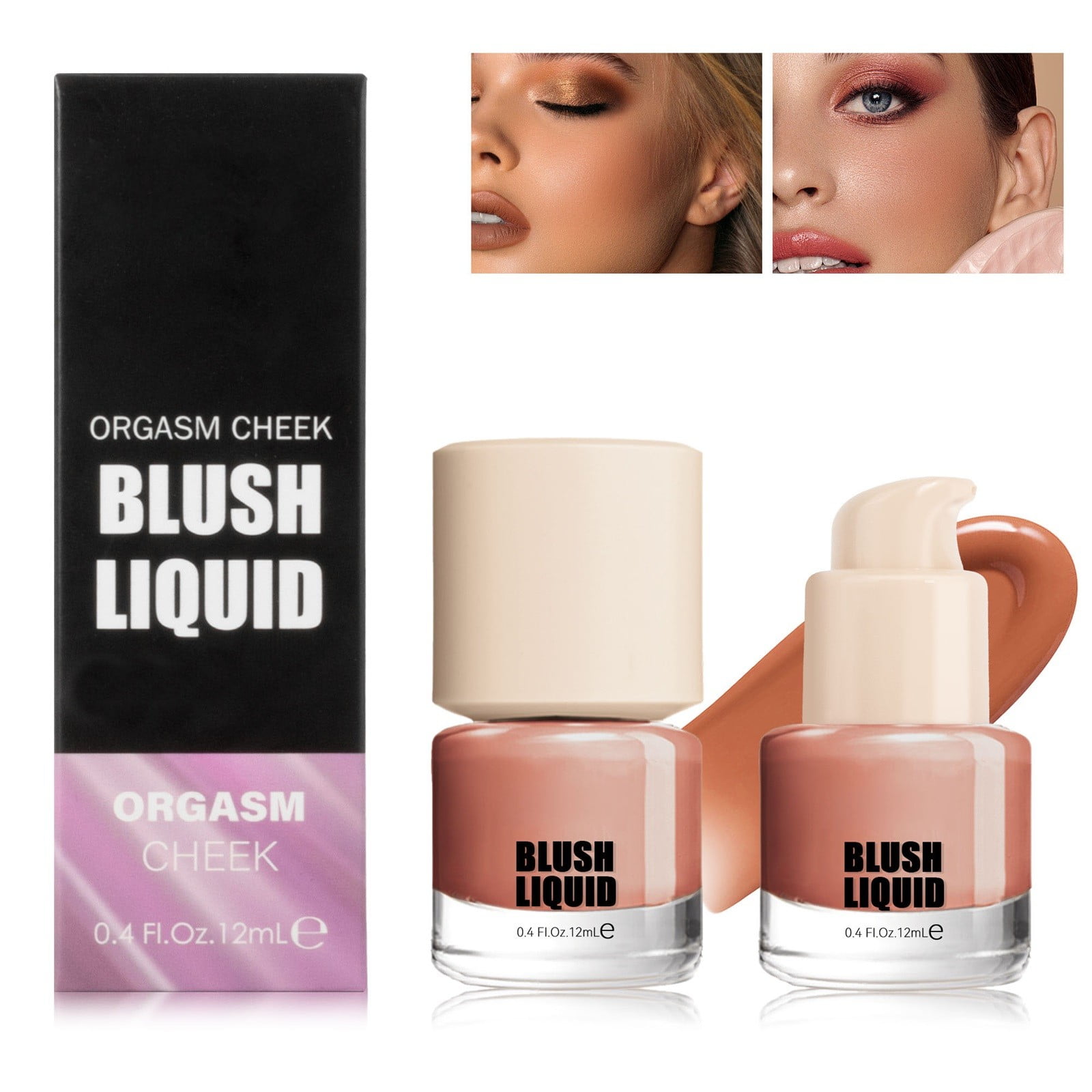 Creme Blush For Cheekstype Liquid Four Color Lip And Cheek Purpose Moisturizing Natural