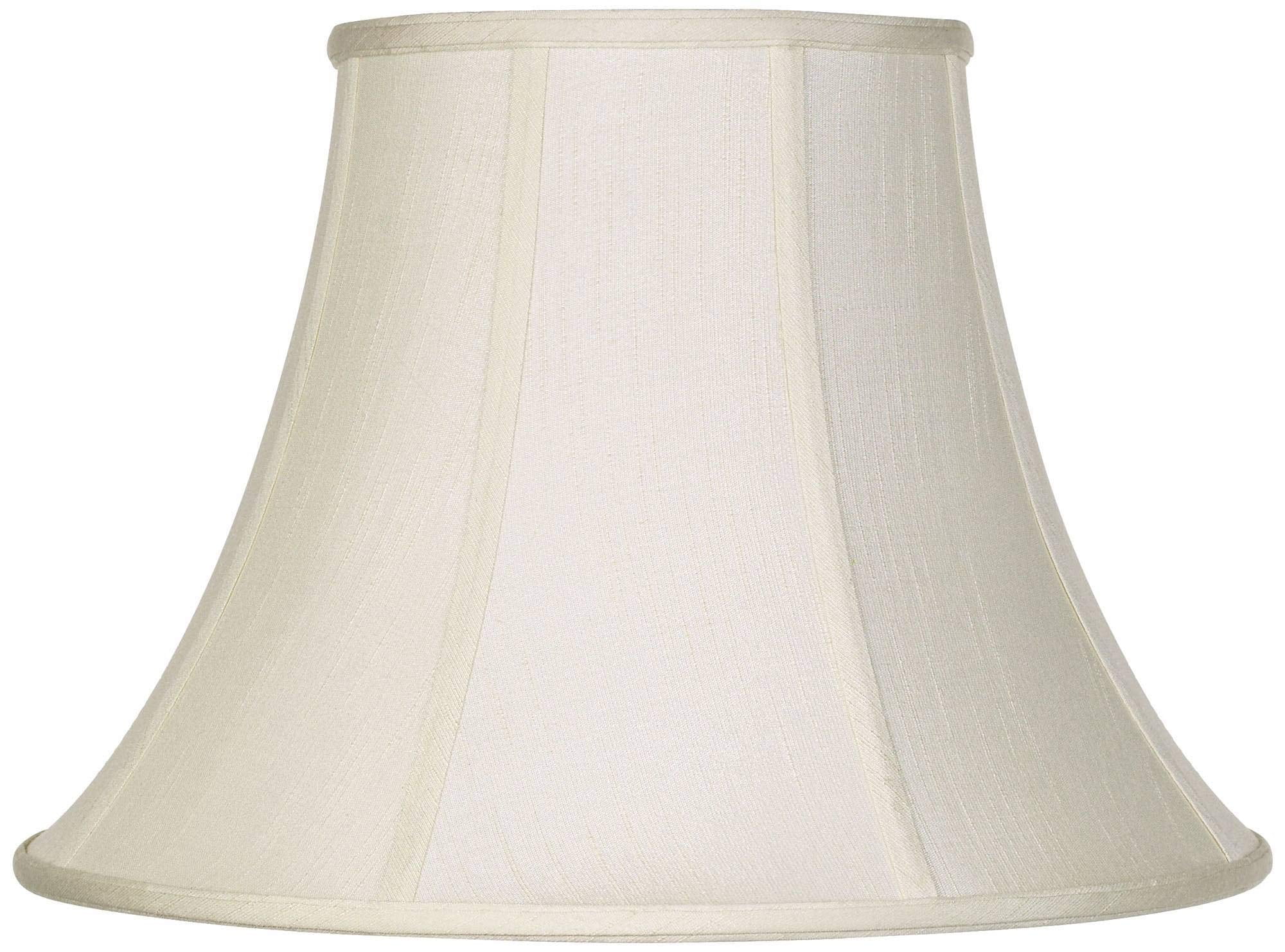 Creme Large Bell Lamp Shade 9" Top x 18" Bottom x 13" Slant x 12.5 ...