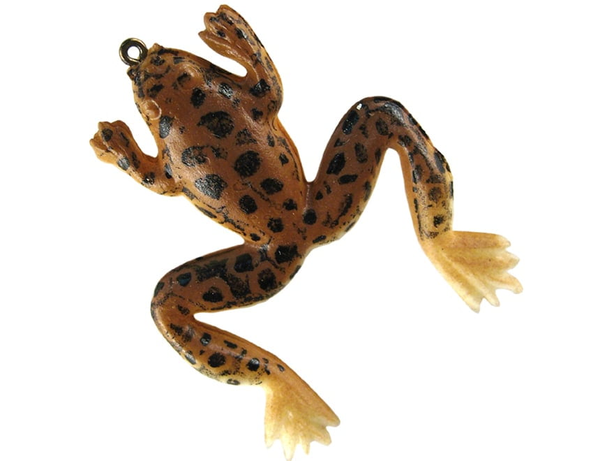 Creme Lure 1600-162 Small Frog Bullfrog Brown Fishing Soft Plastic ...