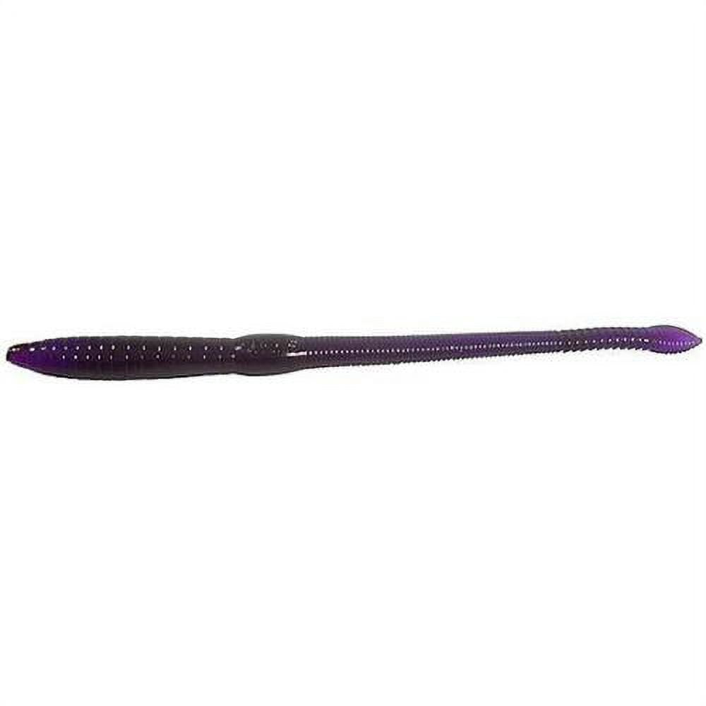 Creme Lure 6'' Scoundrel Worms Purple 12 pk - Walmart.com