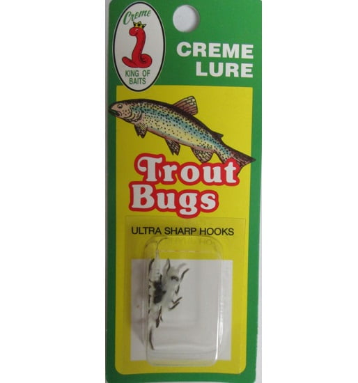 Creme Lure Trout Bug Mayfly Nymph Fishing-Equipment - Walmart.com
