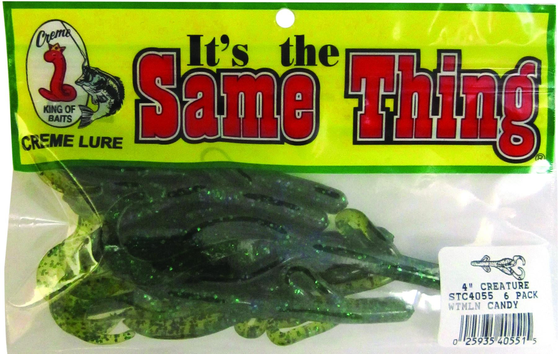 Creme Lure Co. Same Thing 4"Big Pig 6 Pack Watermelon Candy - STC4055 ...