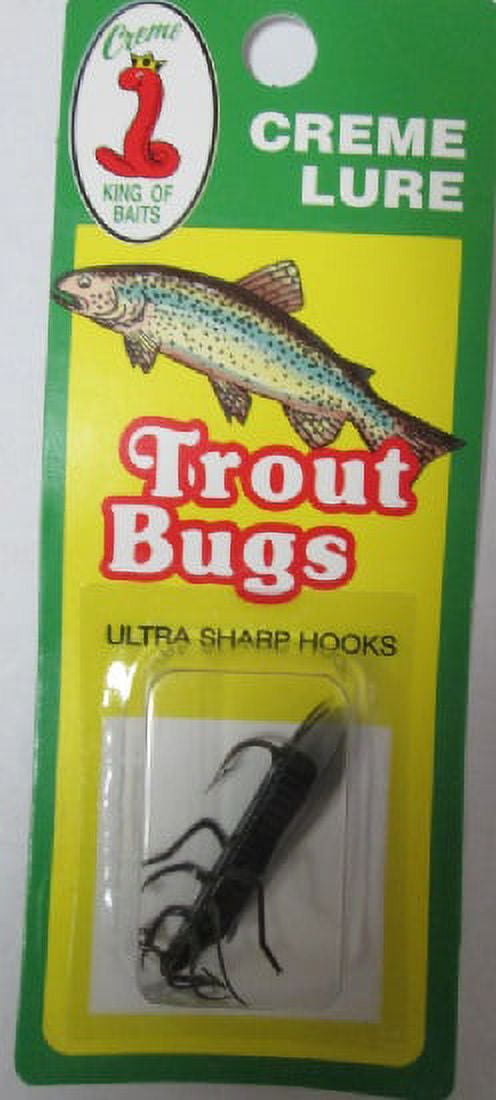 Creme Lure Trout Bug Salmon Caddis Fishing-Equipment - Walmart.com