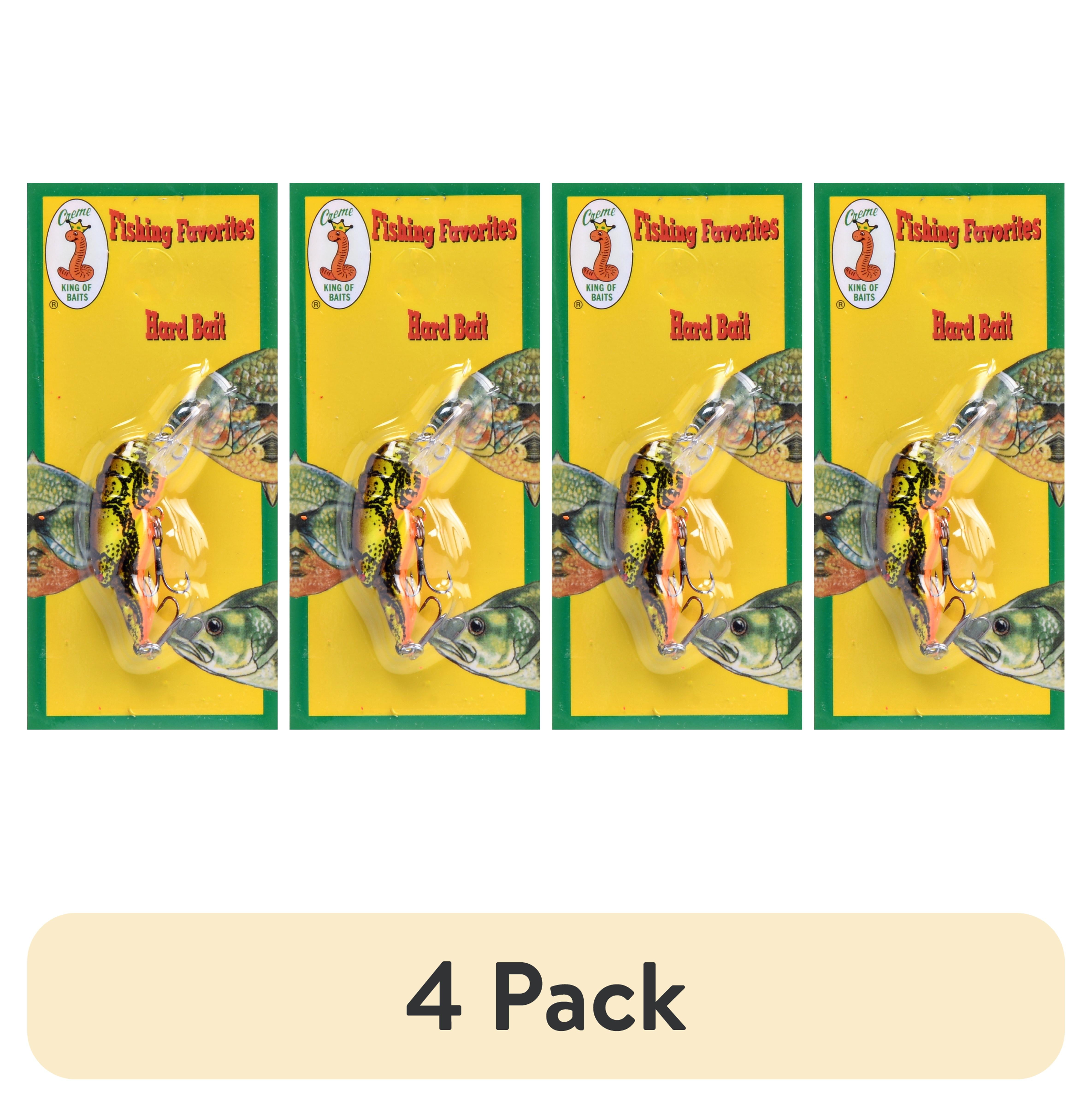 (4 pack) Creme Lure Ultra Light Crank Bait. Hard Bait Lure. Chartreuse ...