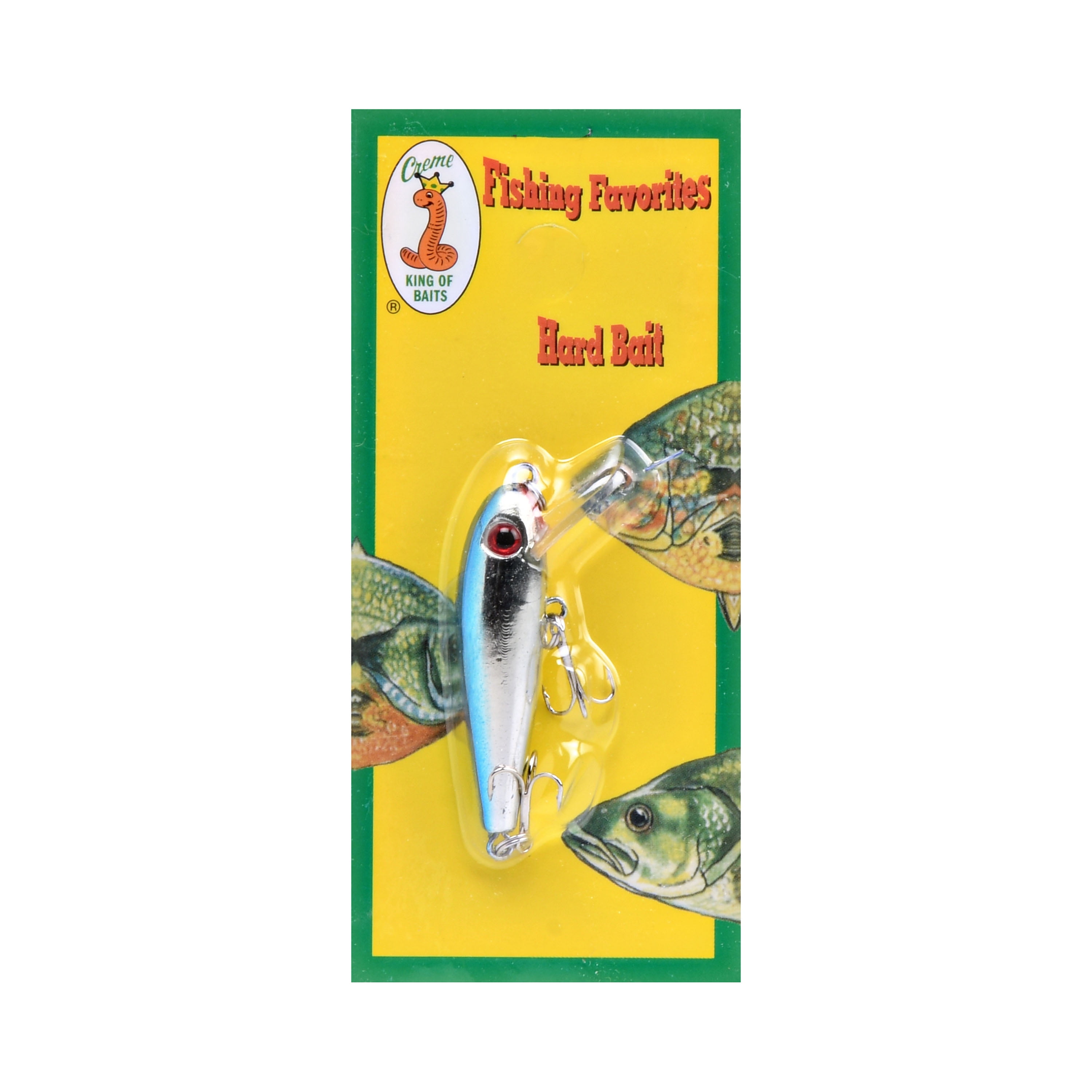 Creme Lure Ultra Light Crank Bait Minnow Lure Floats at Rest Dives when ...