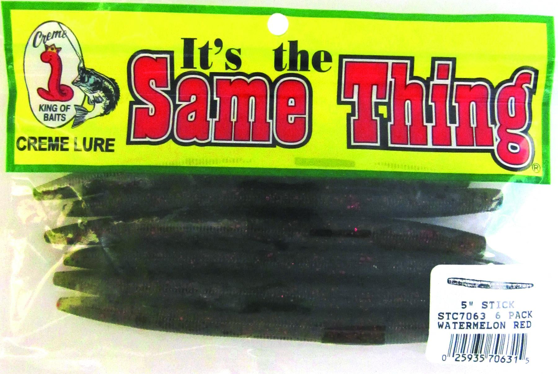 Creme Lures 5" Stick 6-Pack Watermelon Red STC7063 - Walmart.com