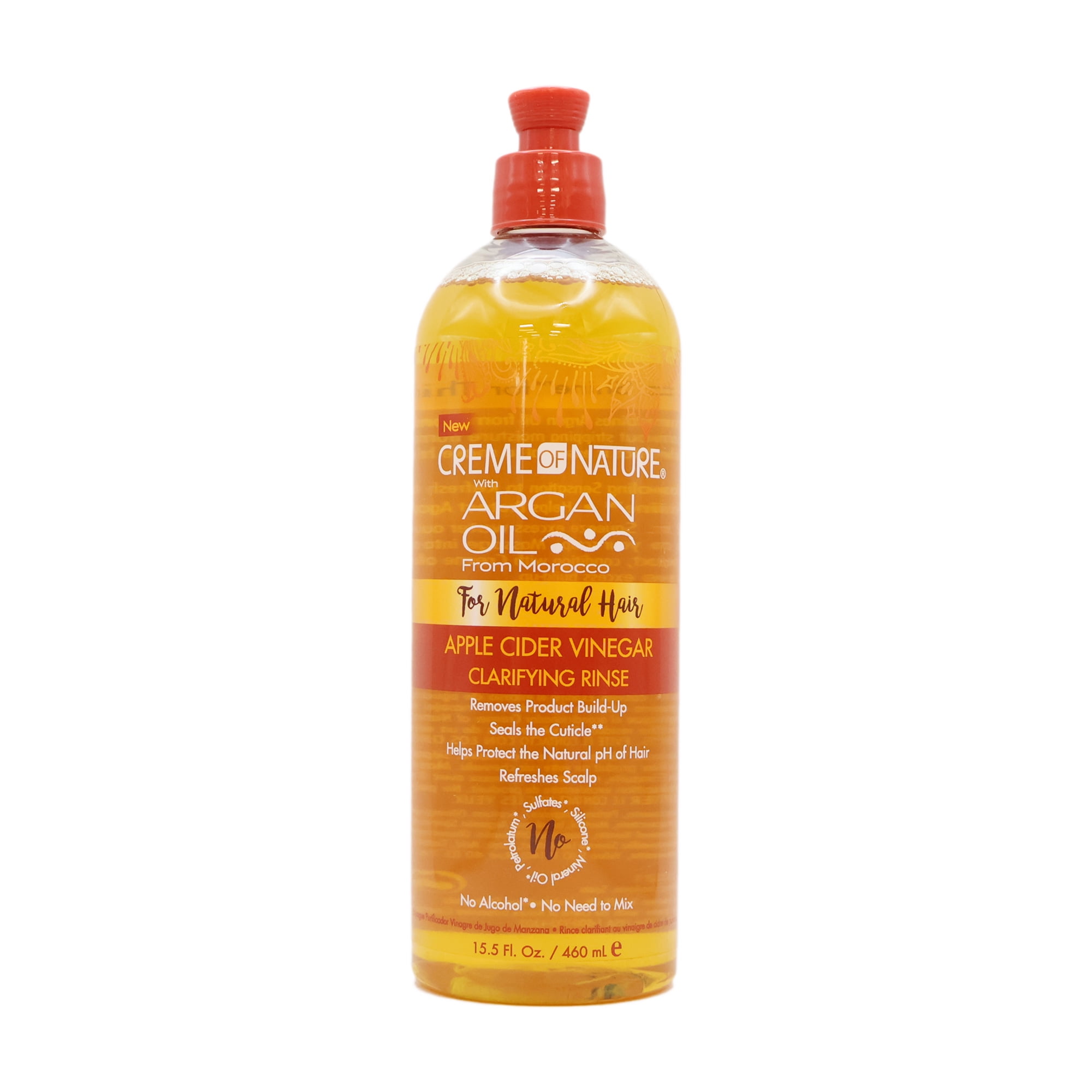 Creme Of Nature Argan Oil Apple Cider Vinegar Clarifying Rinse, 15.5 Oz ...