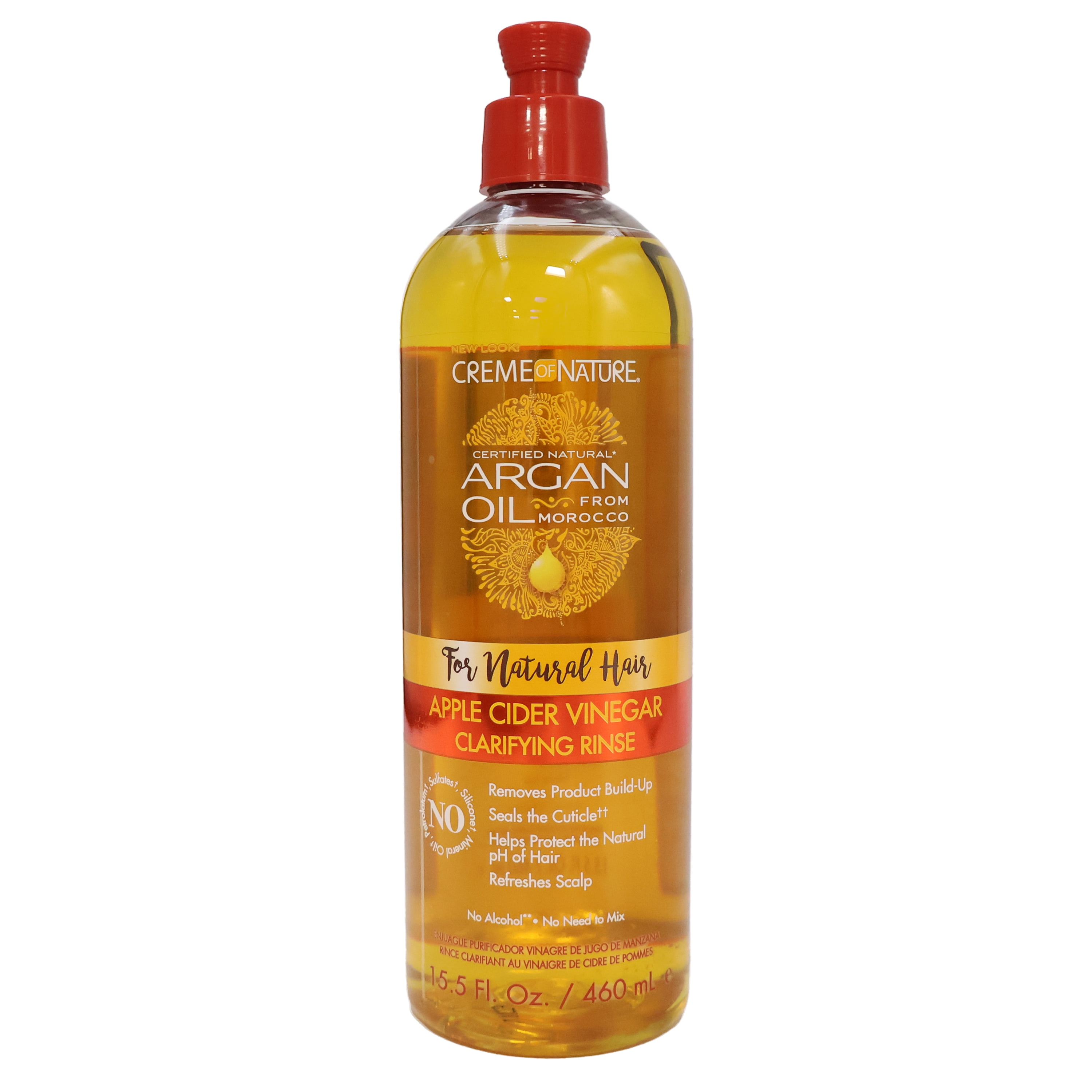 Creme Of Nature Argan Oil Apple Cider Vinegar Clarifying Rinse, 15.5 Oz ...