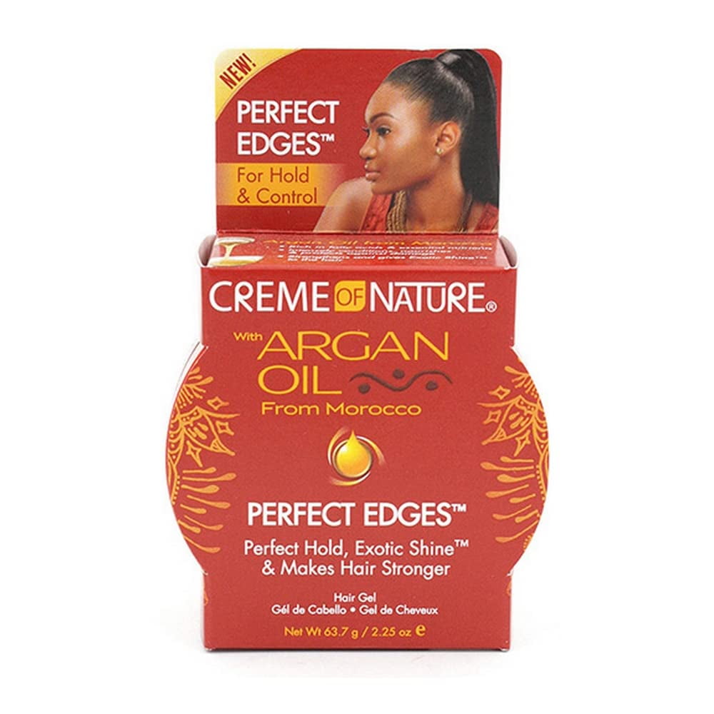 Creme Of Nature Argan Oil Perfect Edges Control 2.25 Ounce Jar (66Ml ...