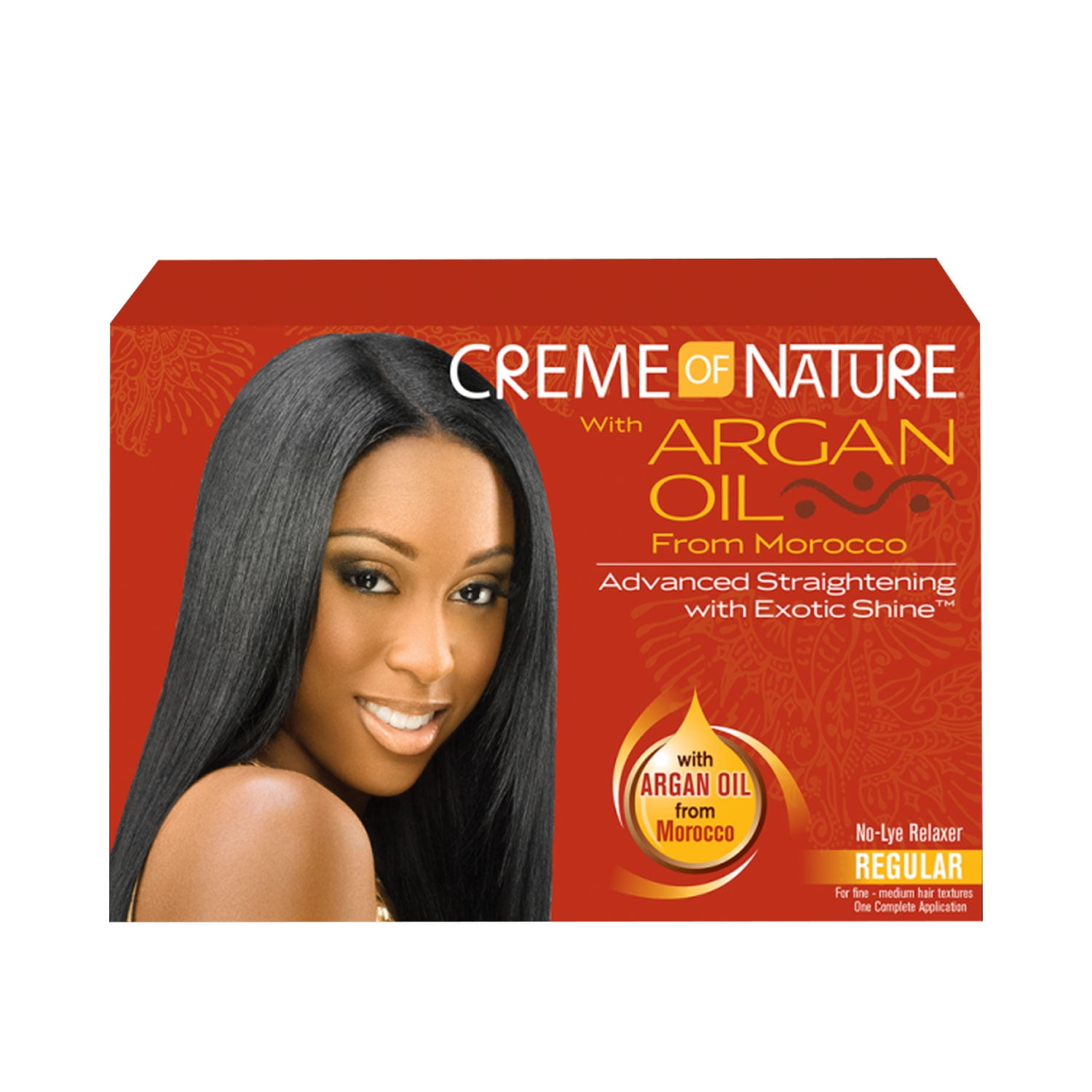 Creme Of Nature Argan Oil Relaxer No Lye, Regular, Pack of 6 - Walmart.com