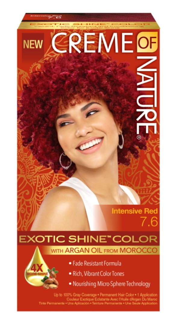 Creme Of Nature Color #7.6 Intense Red Exotic Shine (Pack of 2 ...