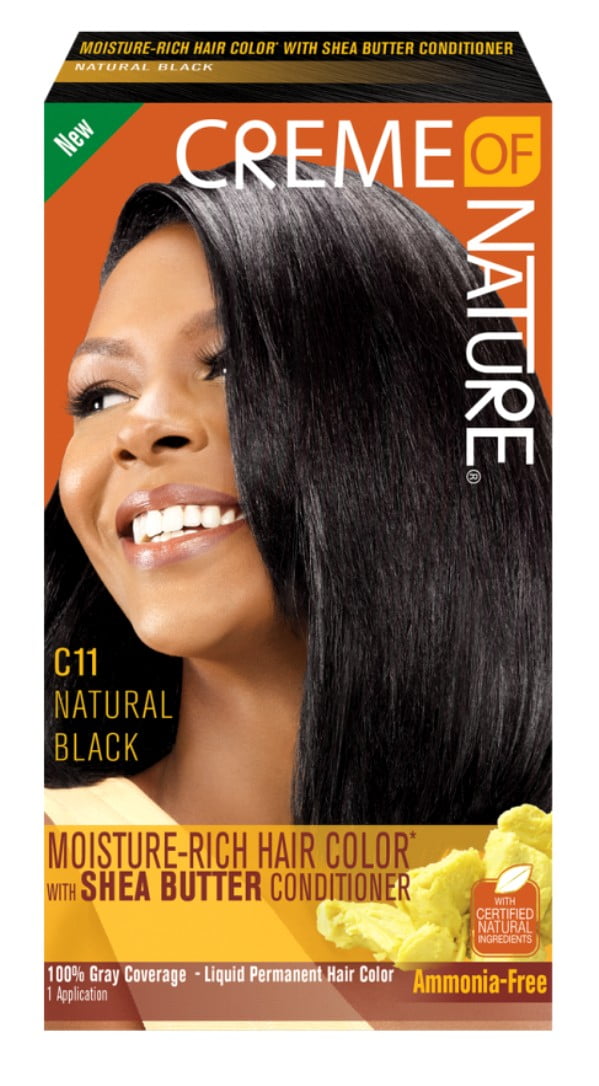 Creme Of Nature Color C11 Natural Black Kit (Pack of 2) - Walmart.com