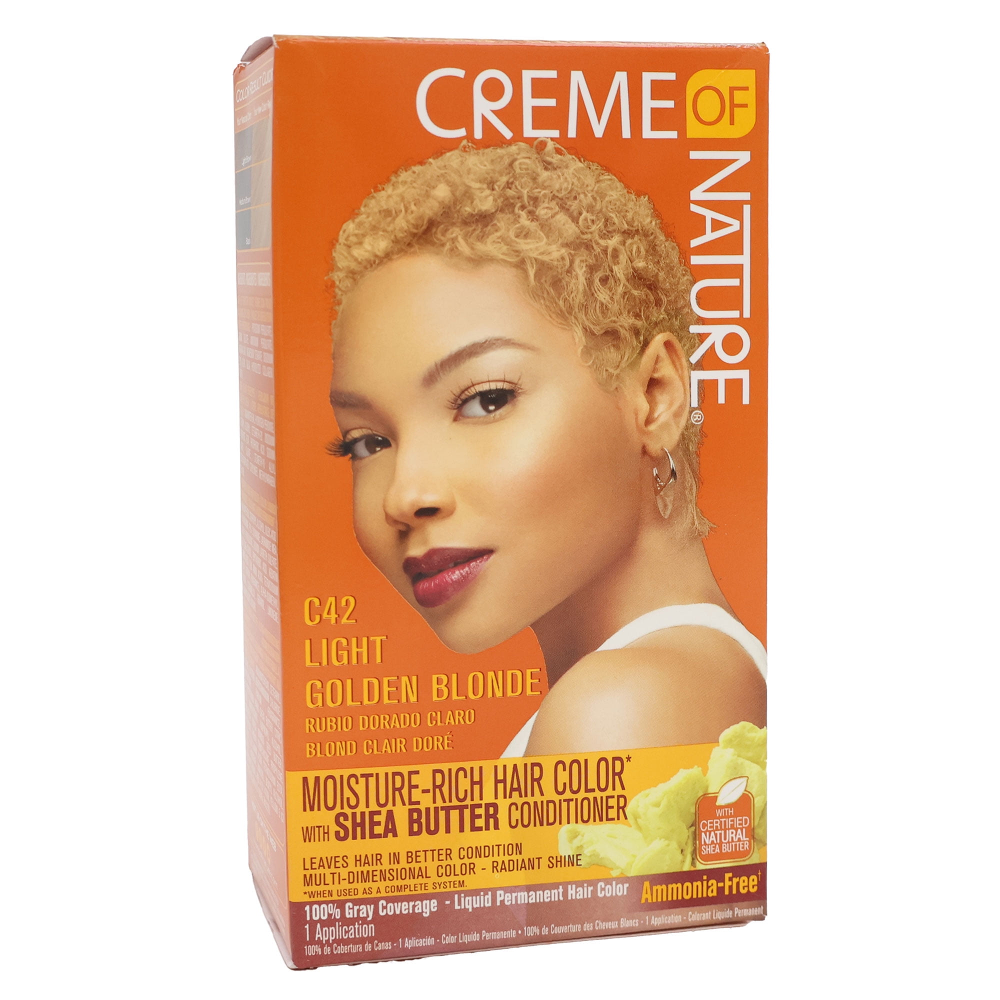 Creme Of Nature Liquid Hair Color Kit Light Golden Blonde, Pack of 1 ...