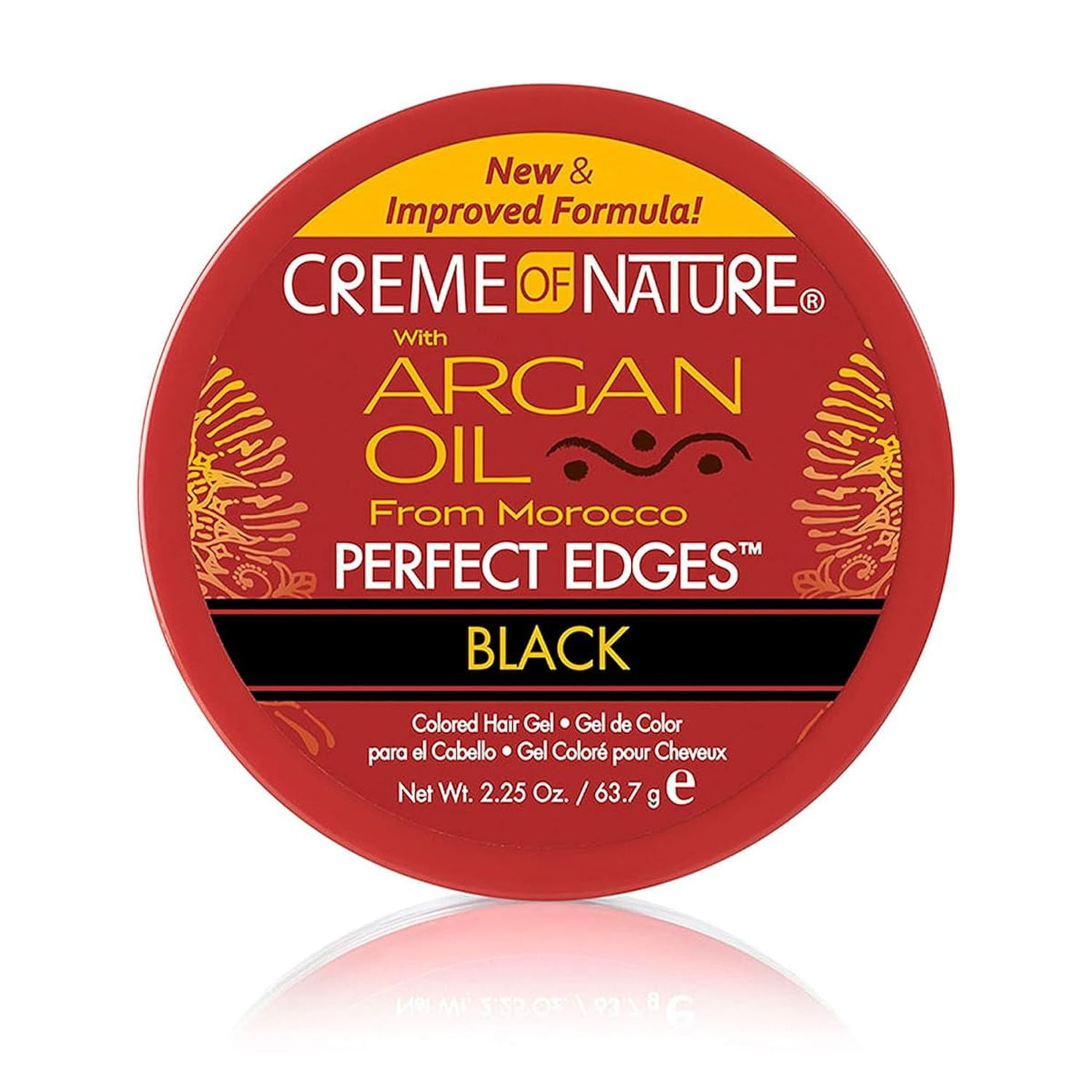 Creme Of Nature With Argan Oil Perfect Edges Hair Gel, Black, 2.25 Oz ...