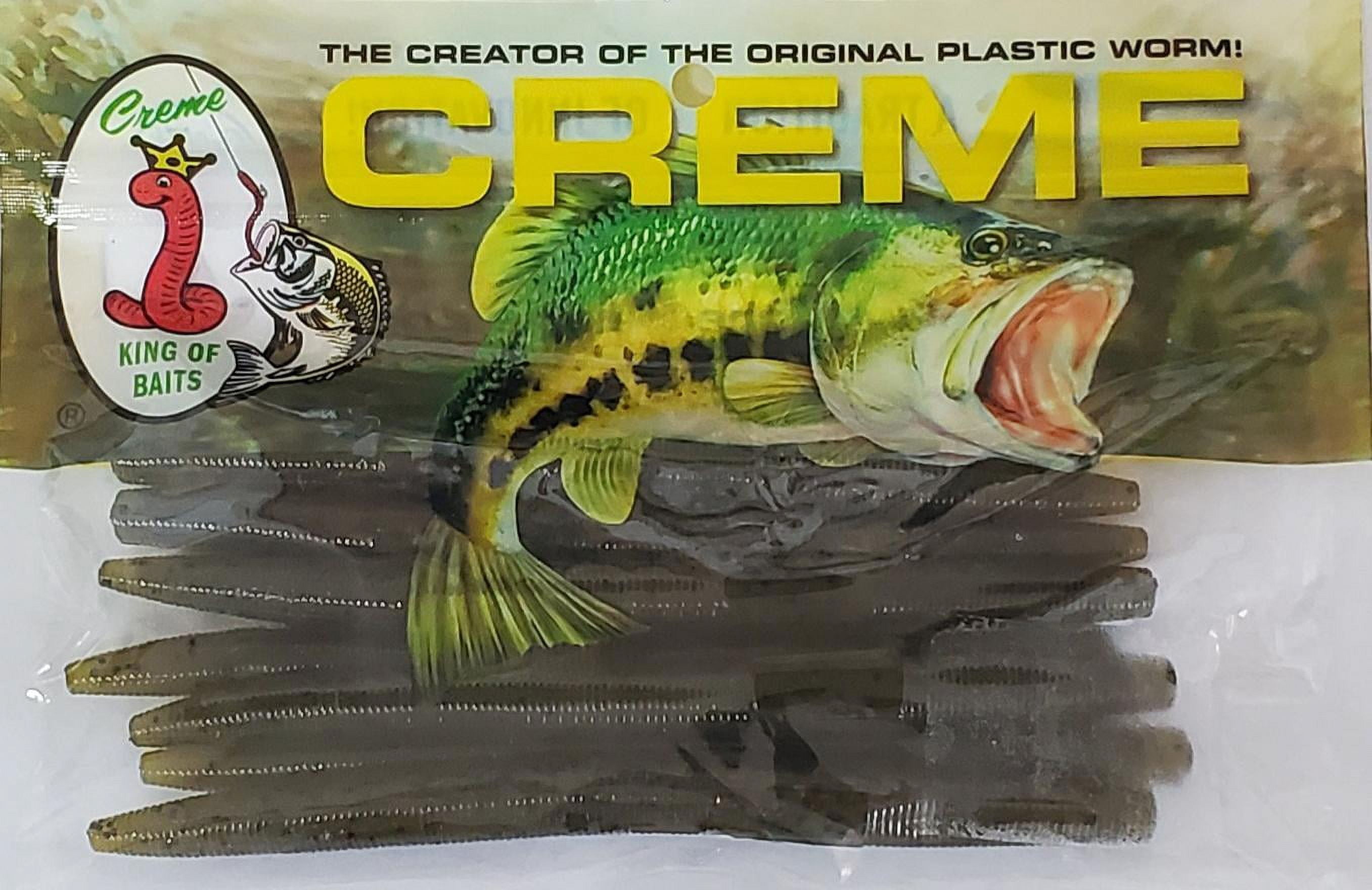Creme STC3063 Stick Worm 6" Watermelon Red 7 Per Pack - Walmart.com