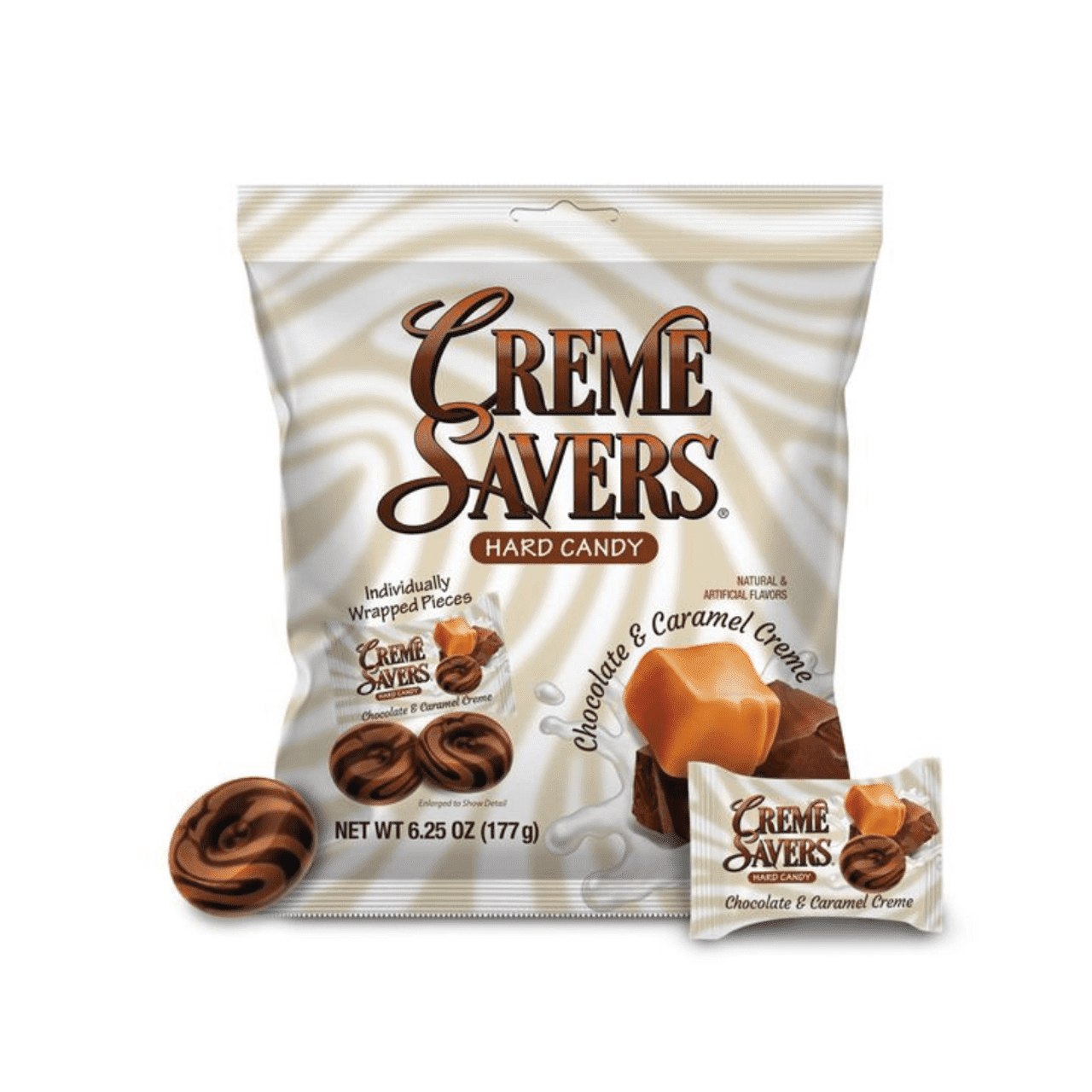 Creme Savers Chocolate and Caramel Creme Hard Candy | The Taste of Fresh Chocolate Caramel ...
