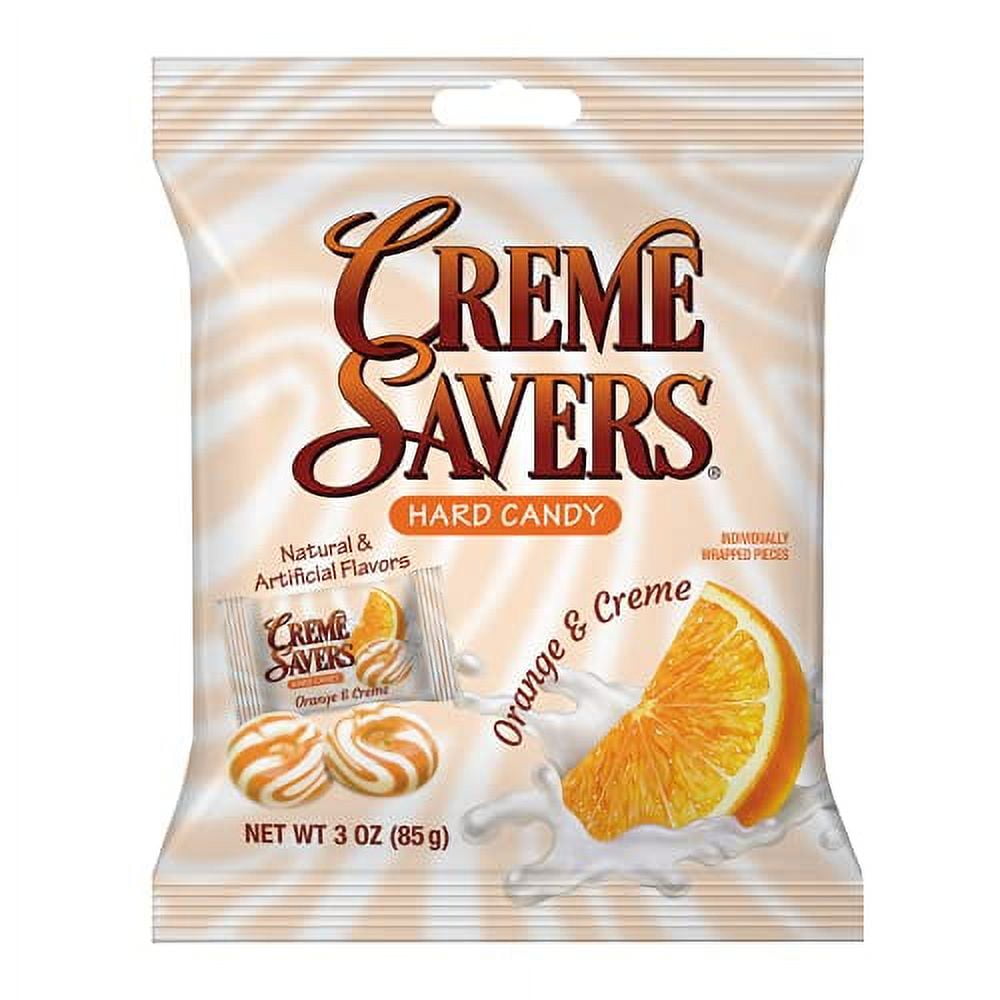 Creme Savers, Hard Candy, 3oz Bag, Orange and Creme - Walmart.com