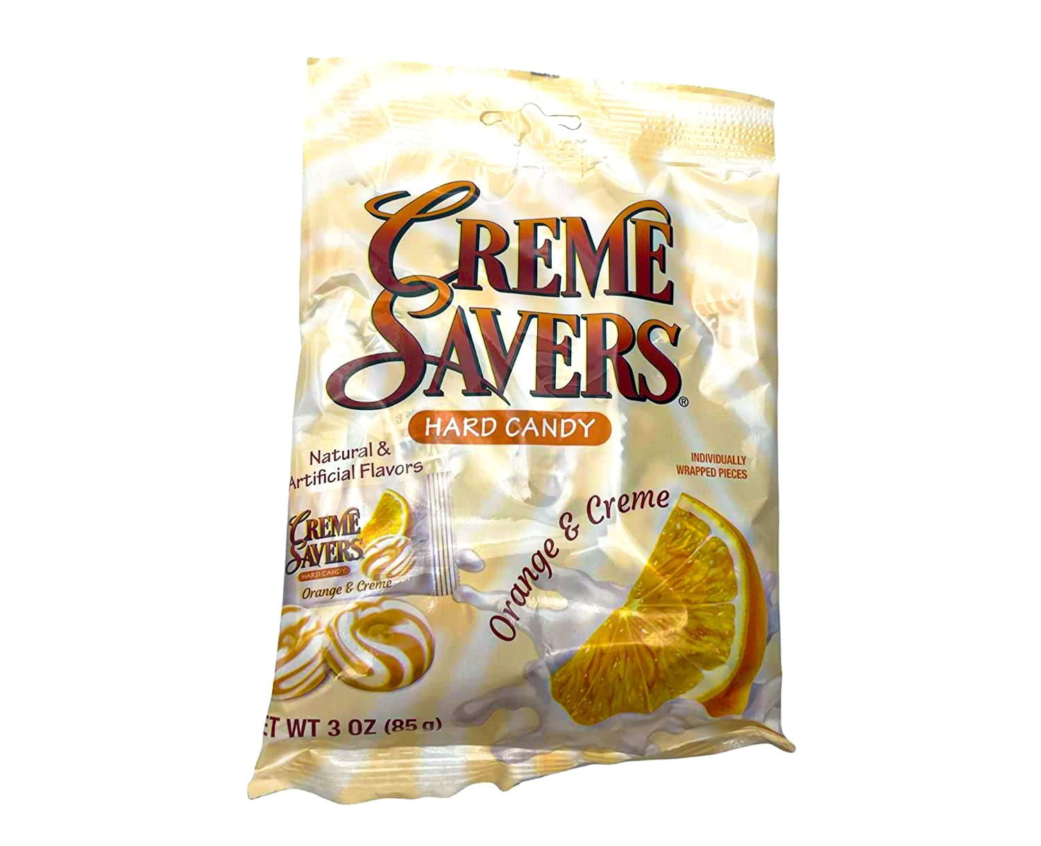 Creme Savers Orange Hard Candy 3 OZ Pack of Two - Walmart.com