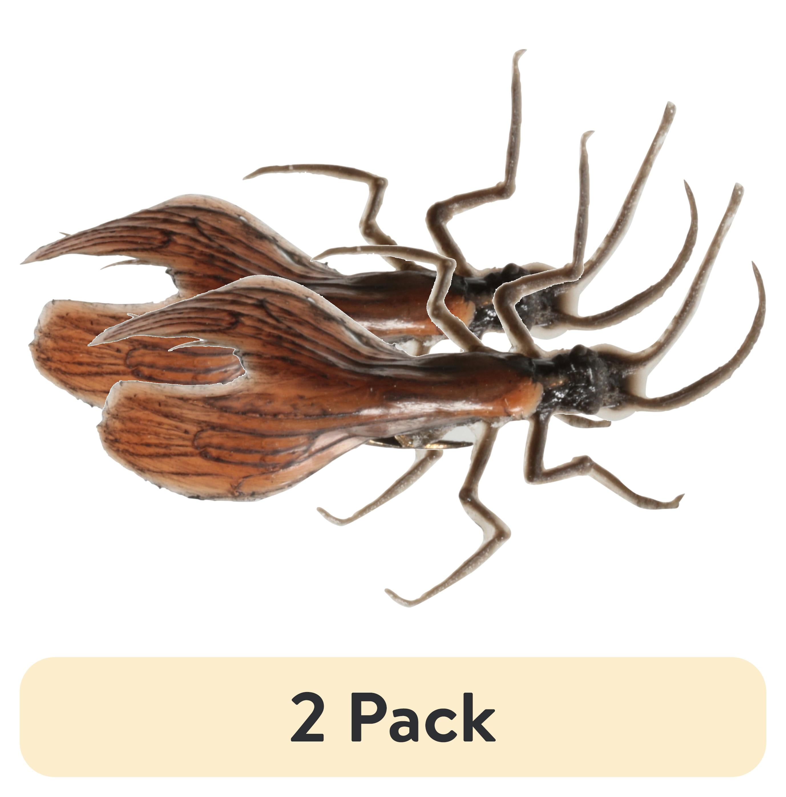 (2 pack) Creme Trout Bugs Caddis Fly Lure, Brown - Walmart.com