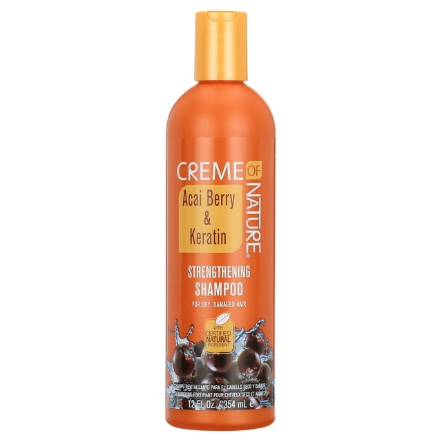 Creme of Nature Acai Berry & Keratin Strengthening Shampoo, 12 fl oz ...