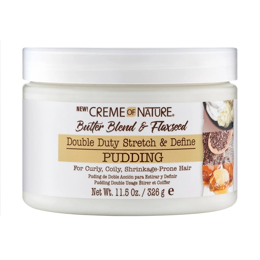 Creme of Nature Butter Blend and Flaxseed Stretch and Define Pudding ...