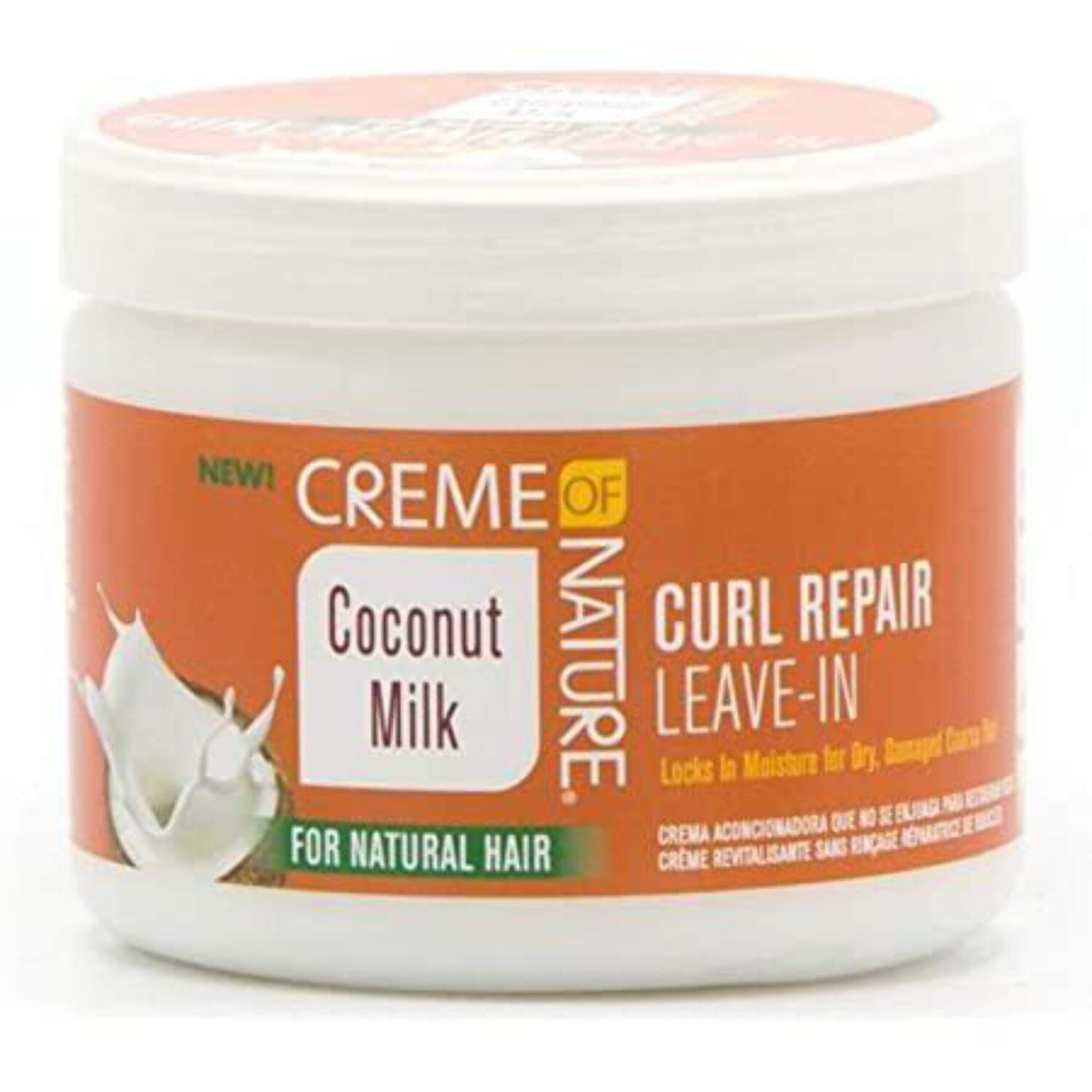 Creme of Nature - Coconut Milk Curl Repair Leave-In - Walmart.com