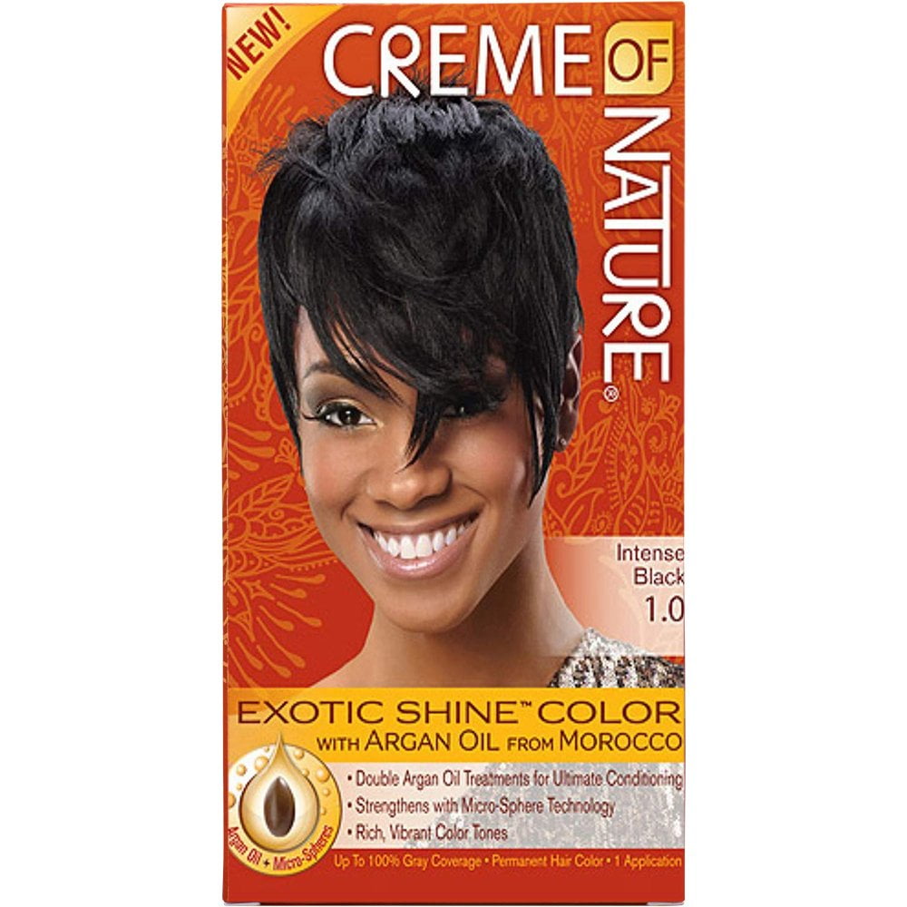 Creme of Nature Permanent Hair Color, Argan Oil Conditioner & Dye ...