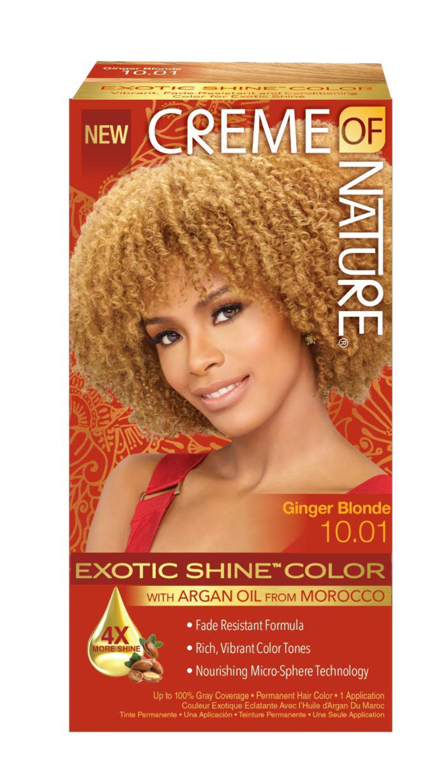 Creme of Nature Hair Dye Treatment & Conditioner, Exotic Shine Color ...