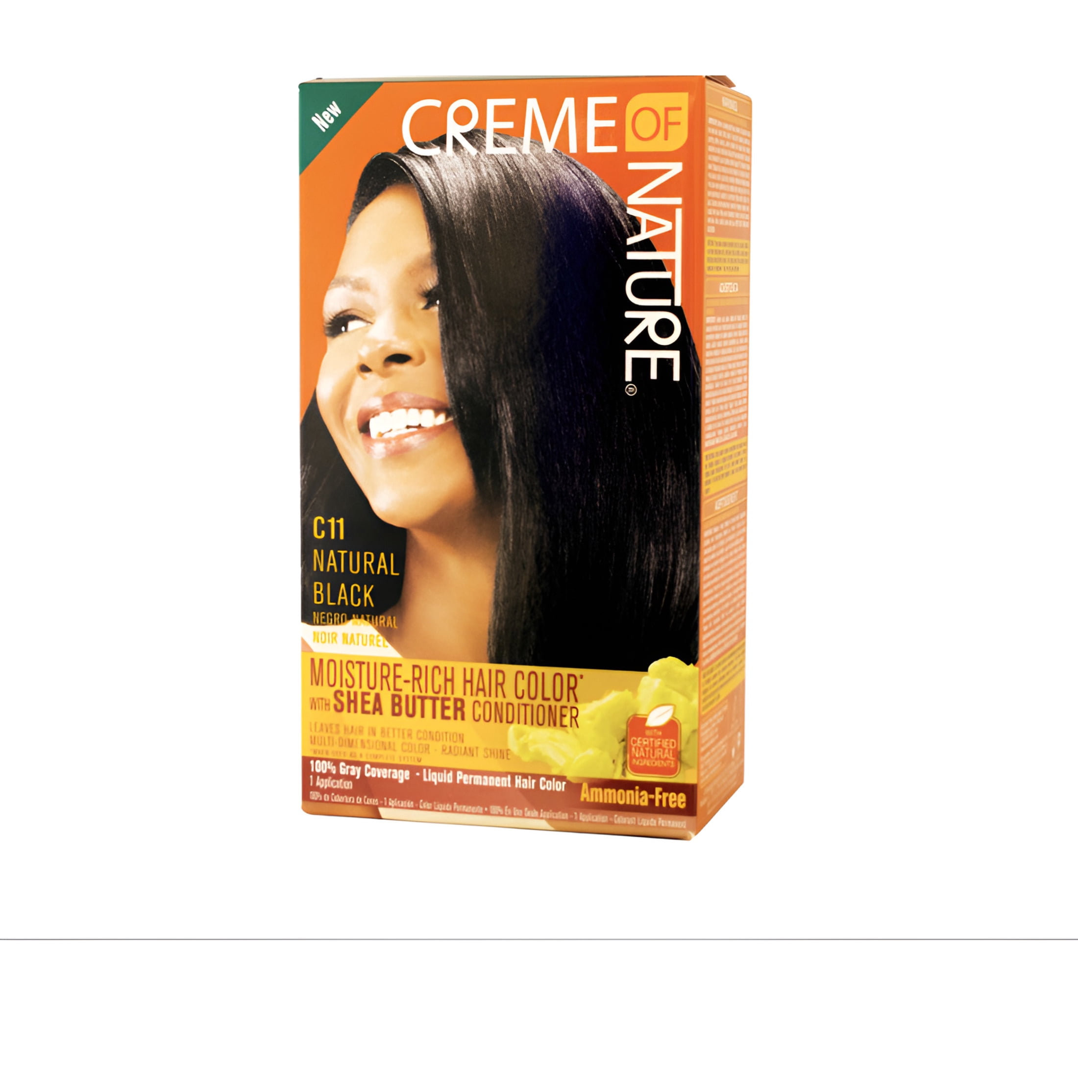 Creme of Nature Hair Color Various Colors #C11 Natural Black - Walmart.com