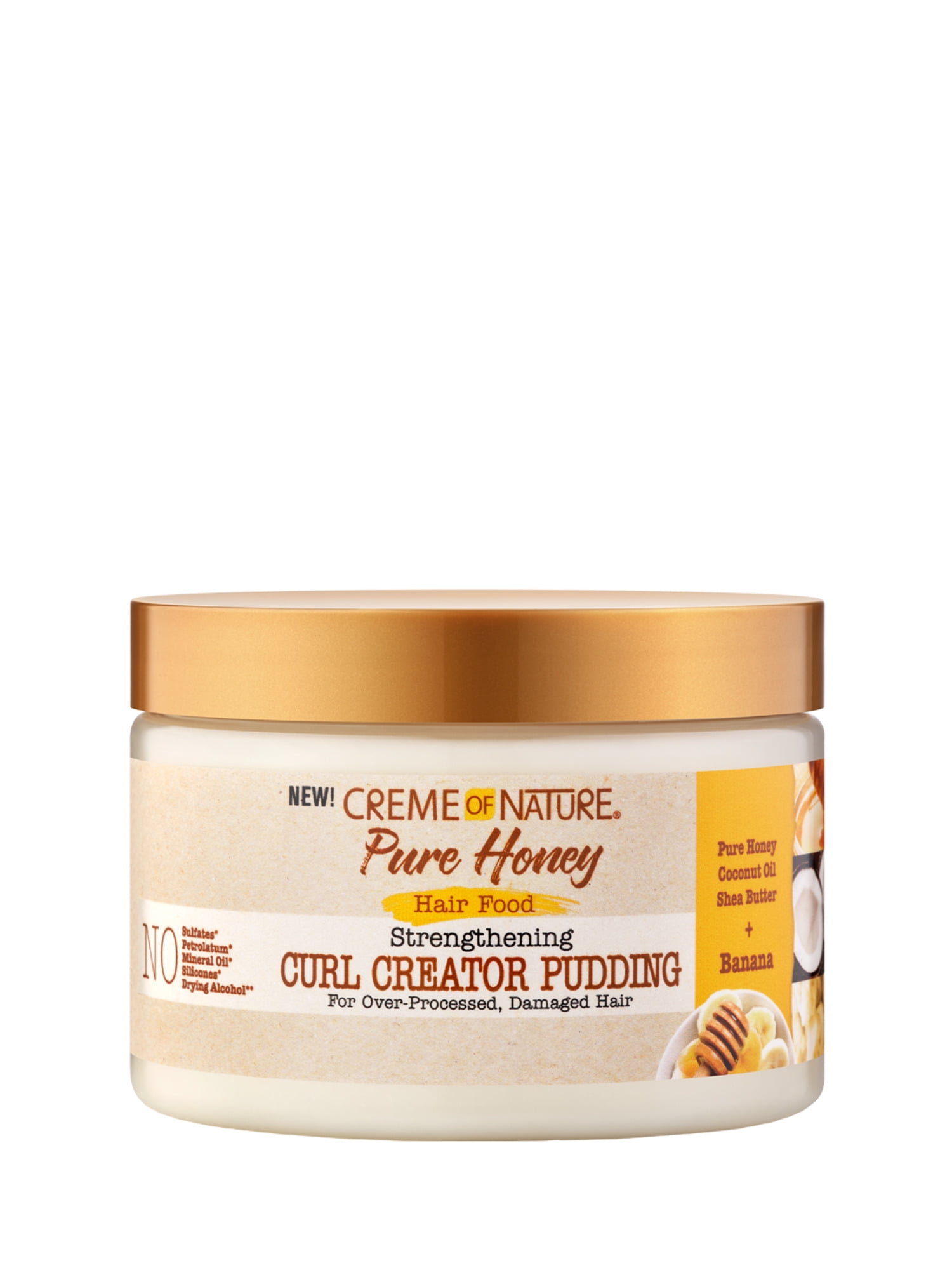 Creme of Nature Pure Honey Hair Food - Natural Strength & Curl Defining ...
